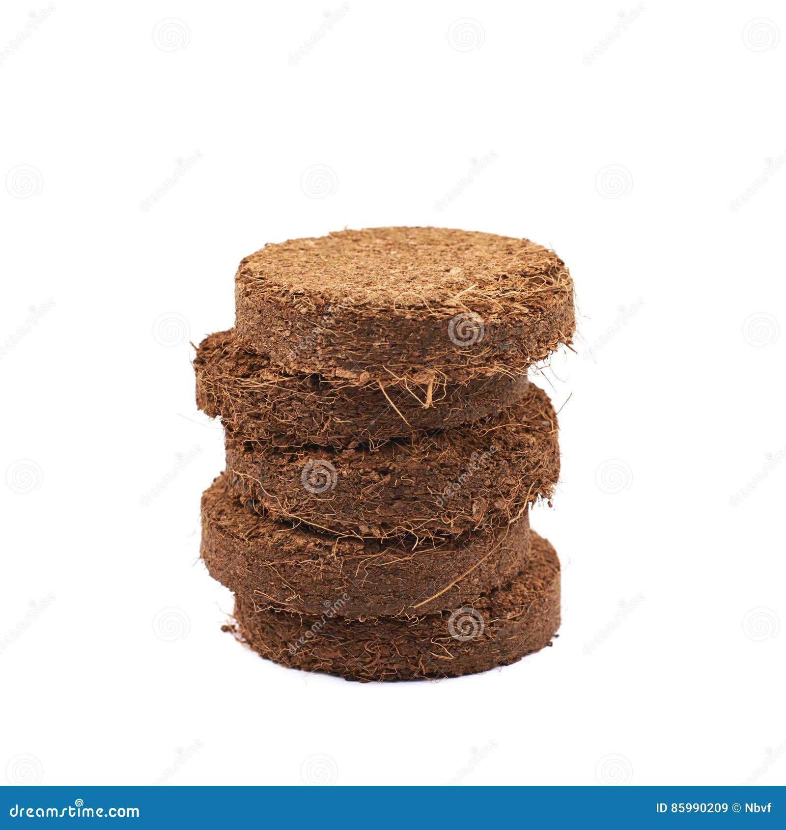 Compressed Compost Tablet Isolated Stock Image - Image of concept ...