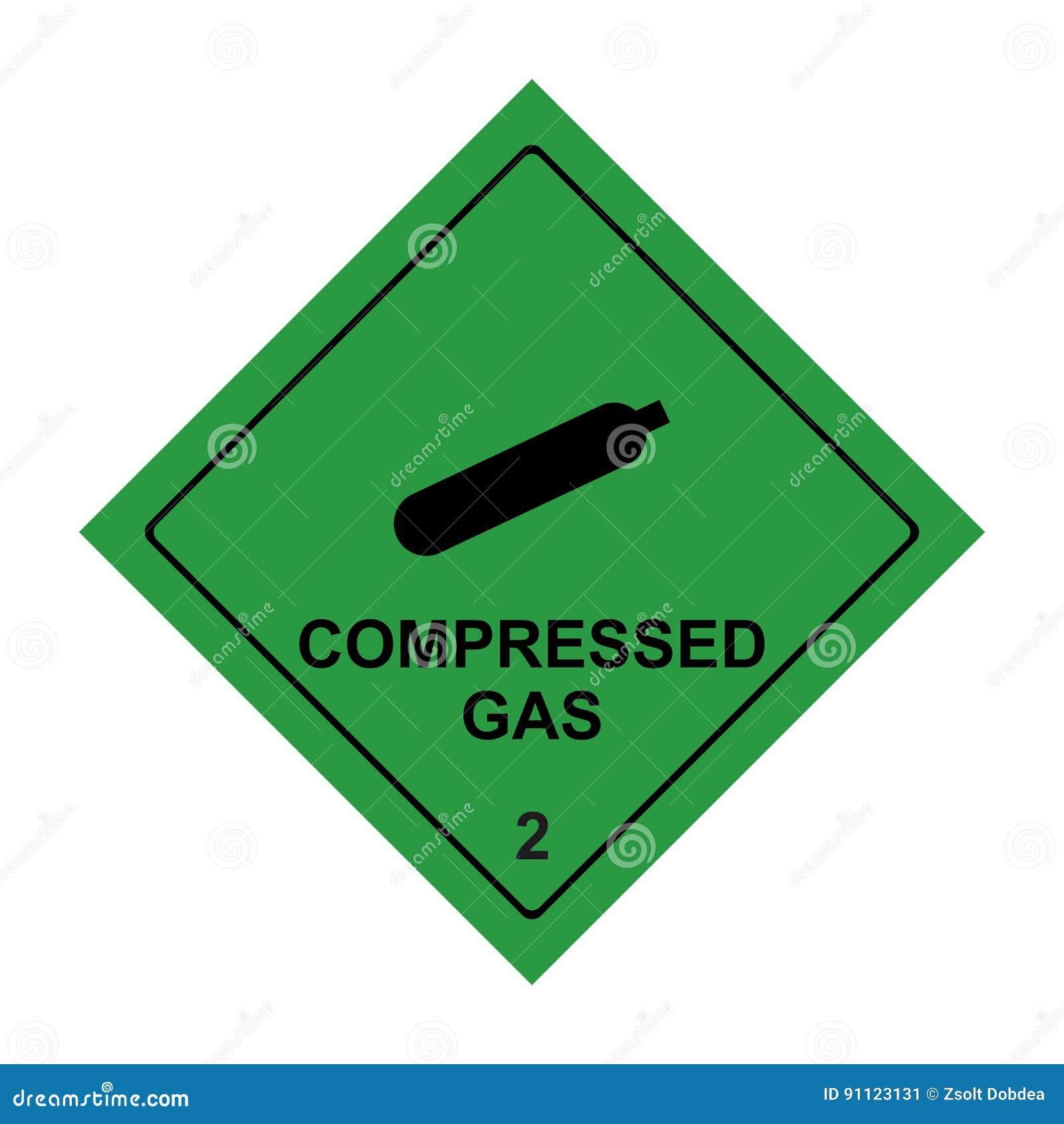Compressed Gas Sign Vector Design Stock Vector - Illustration of health ...