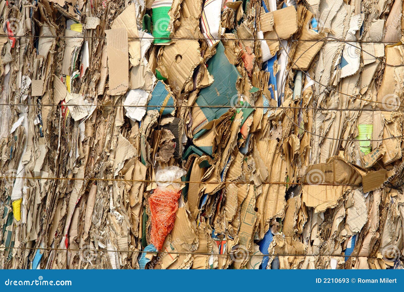 Compressed waste paper stock image. Image of utilize, junk - 2210693