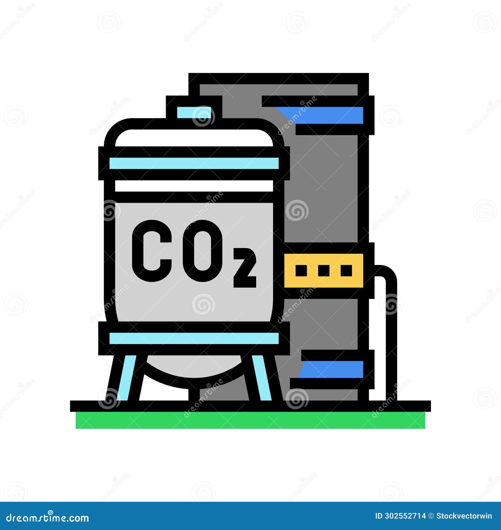 Compression Carbon Color Icon Vector Illustration Stock Illustration ...