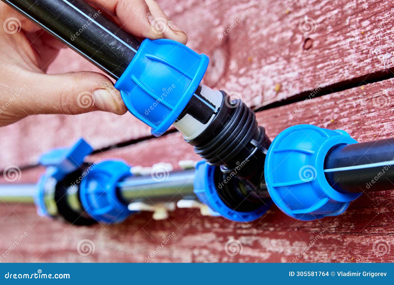 Compression Fitting Tee for Plumbing Pipe is Used when Installing ...