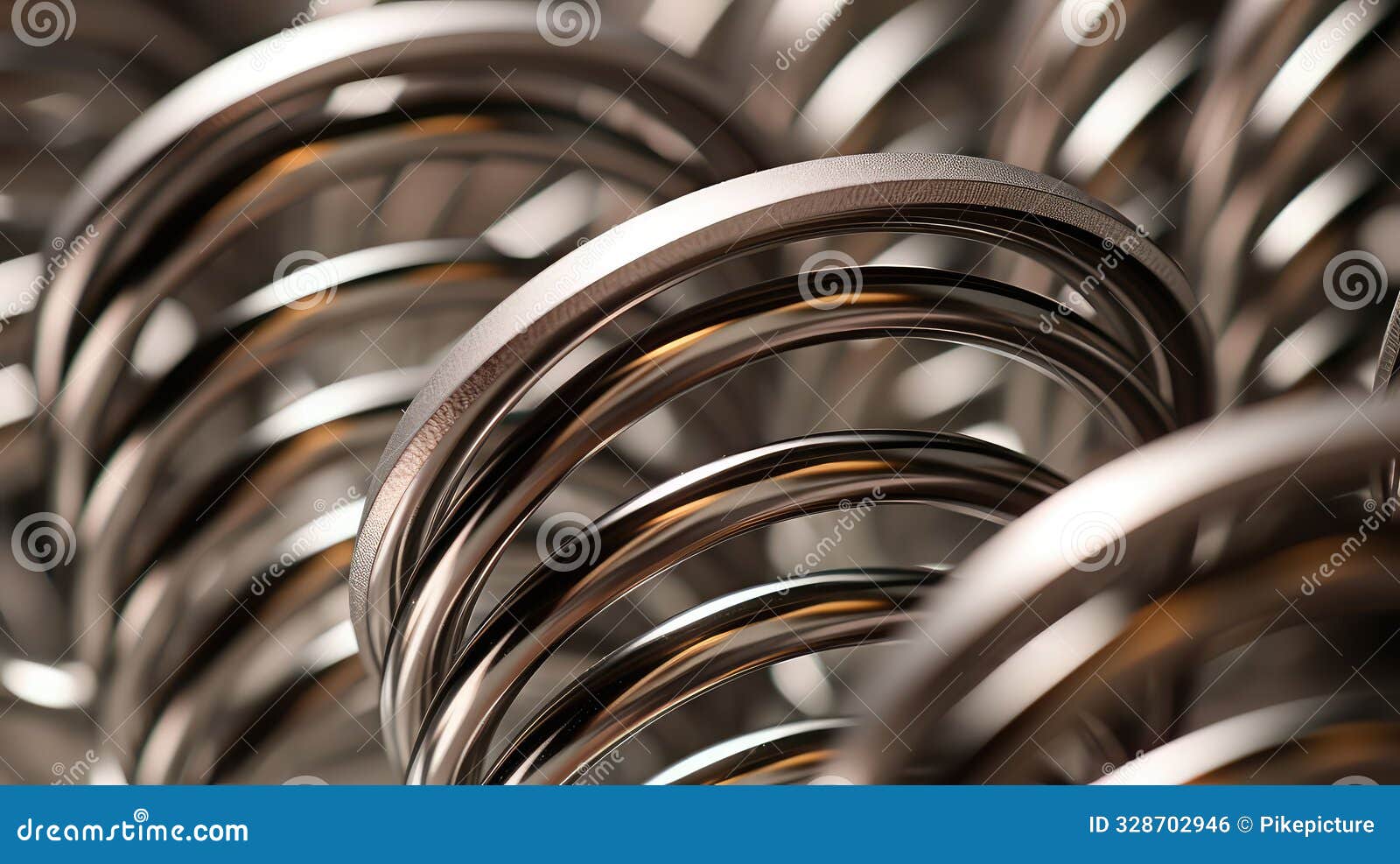 Compression Mechanical Spring Stock Illustration - Illustration of ...