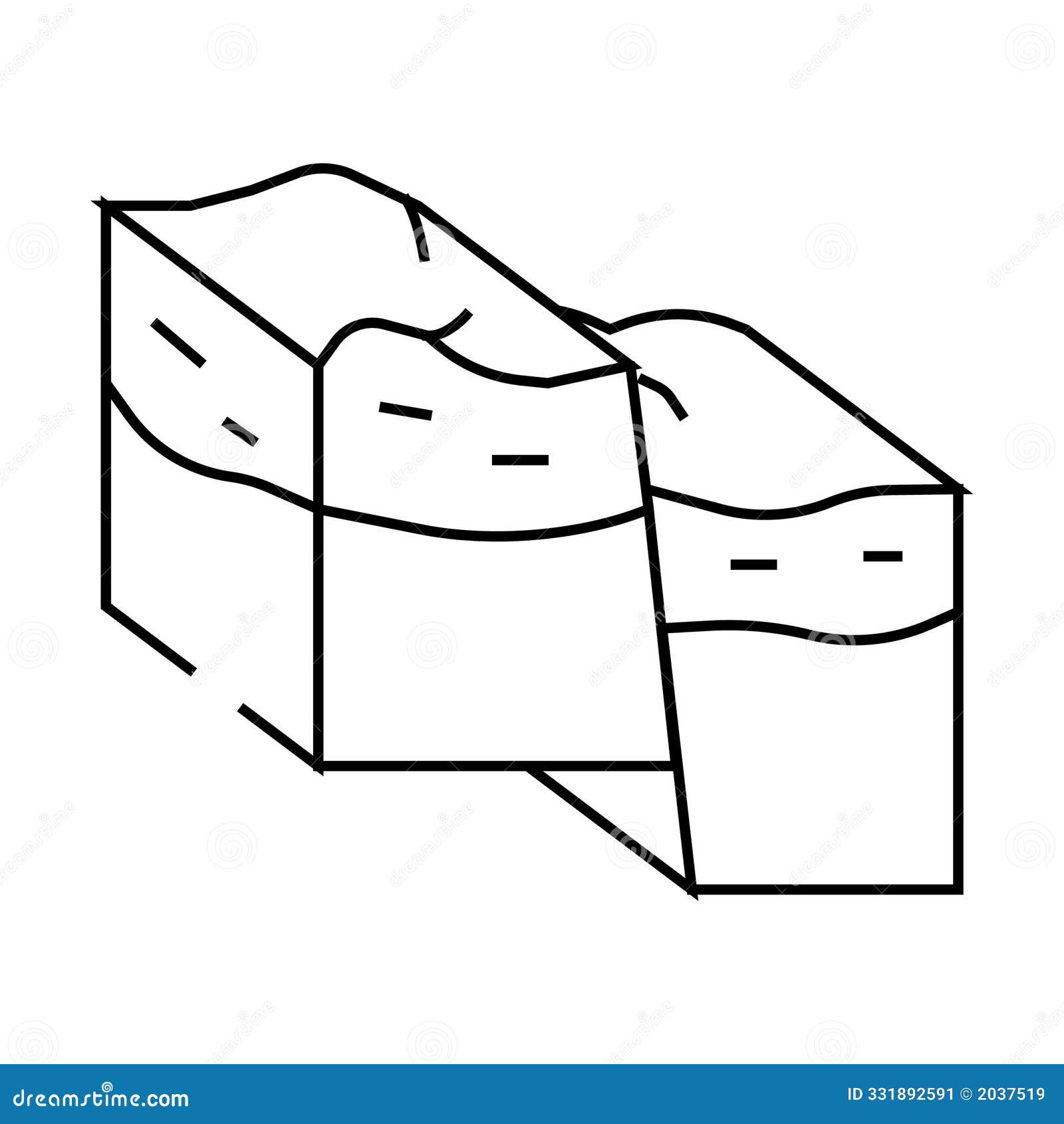 Earthquake Line Icon. Pray For Turkey. Central Fault Line. Centerline ...