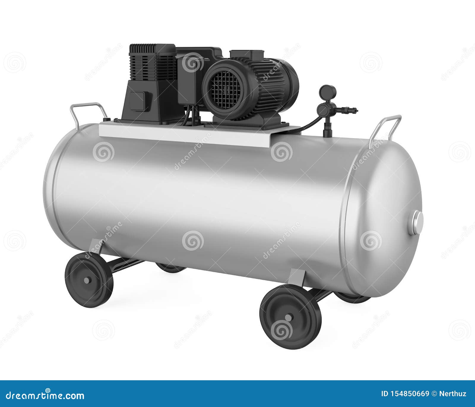 Compressor de ar isolado ilustração stock. Ilustração de compressores ...