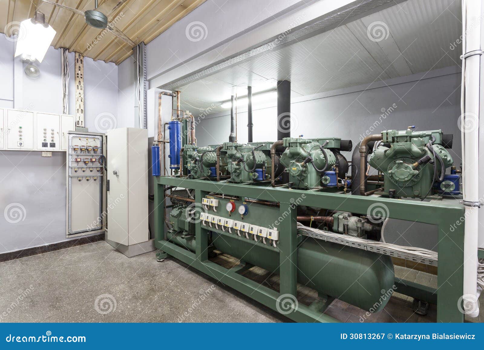 Compressor stock image. Image of pipeline, cold, factory - 30813267
