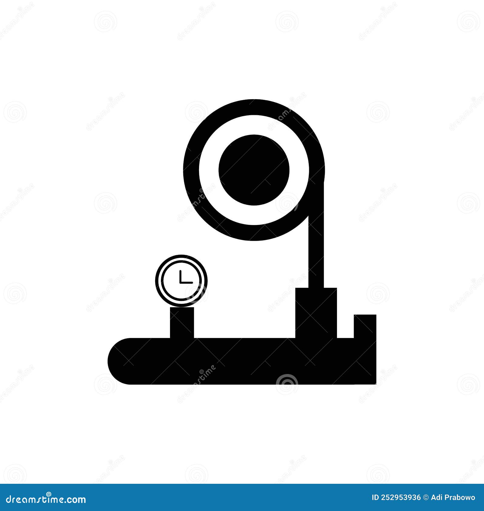 Compressor Icon Logo Vector Design Stock Vector - Illustration of ...
