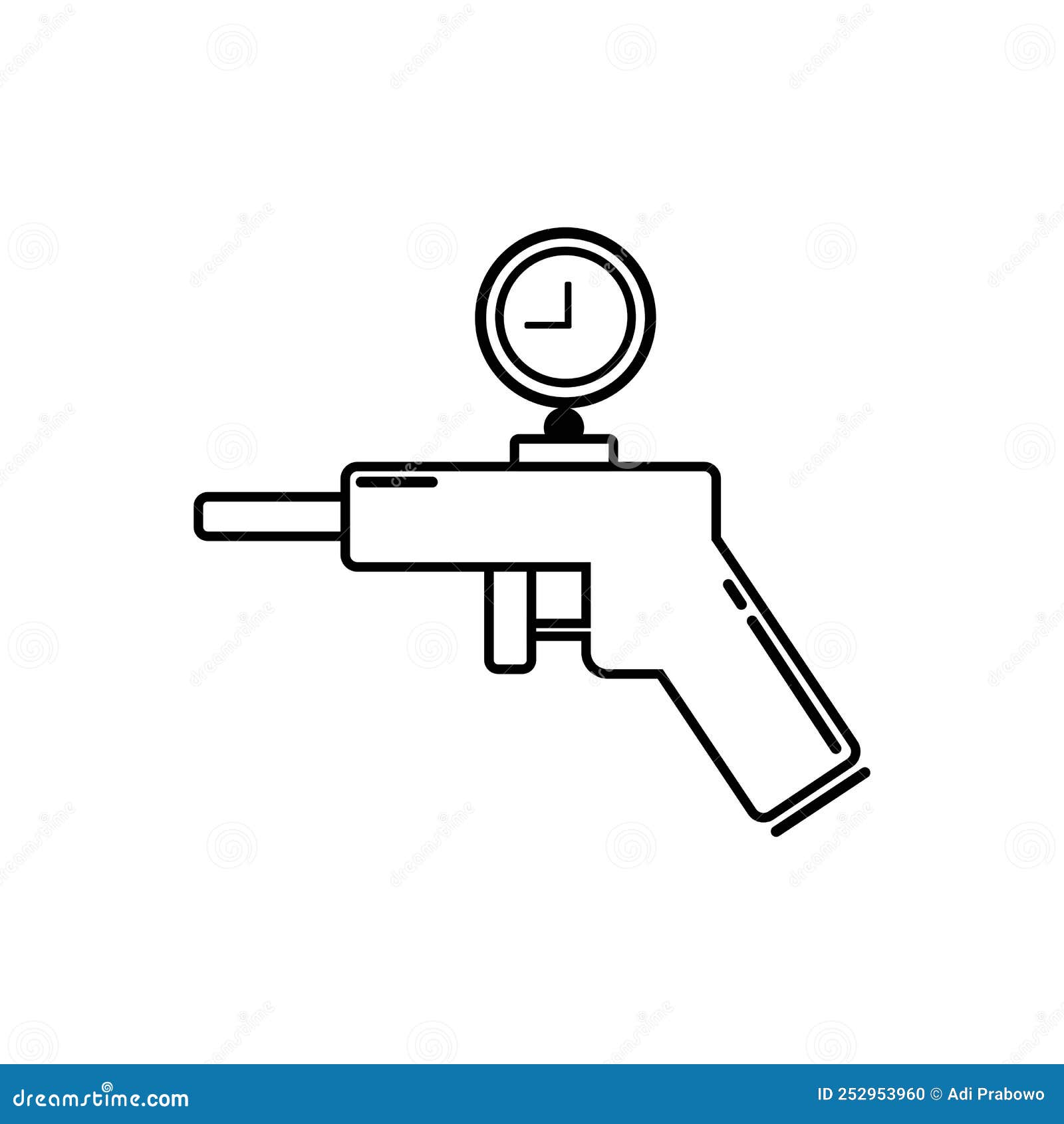 Compressor Icon Logo Vector Design Stock Vector - Illustration of wall ...