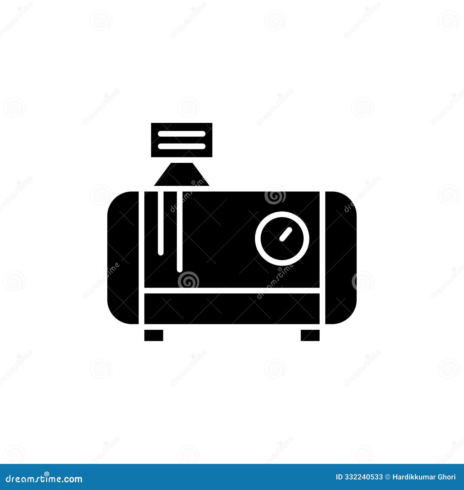 Compressor Icon Color Outline Vector | CartoonDealer.com #231955654
