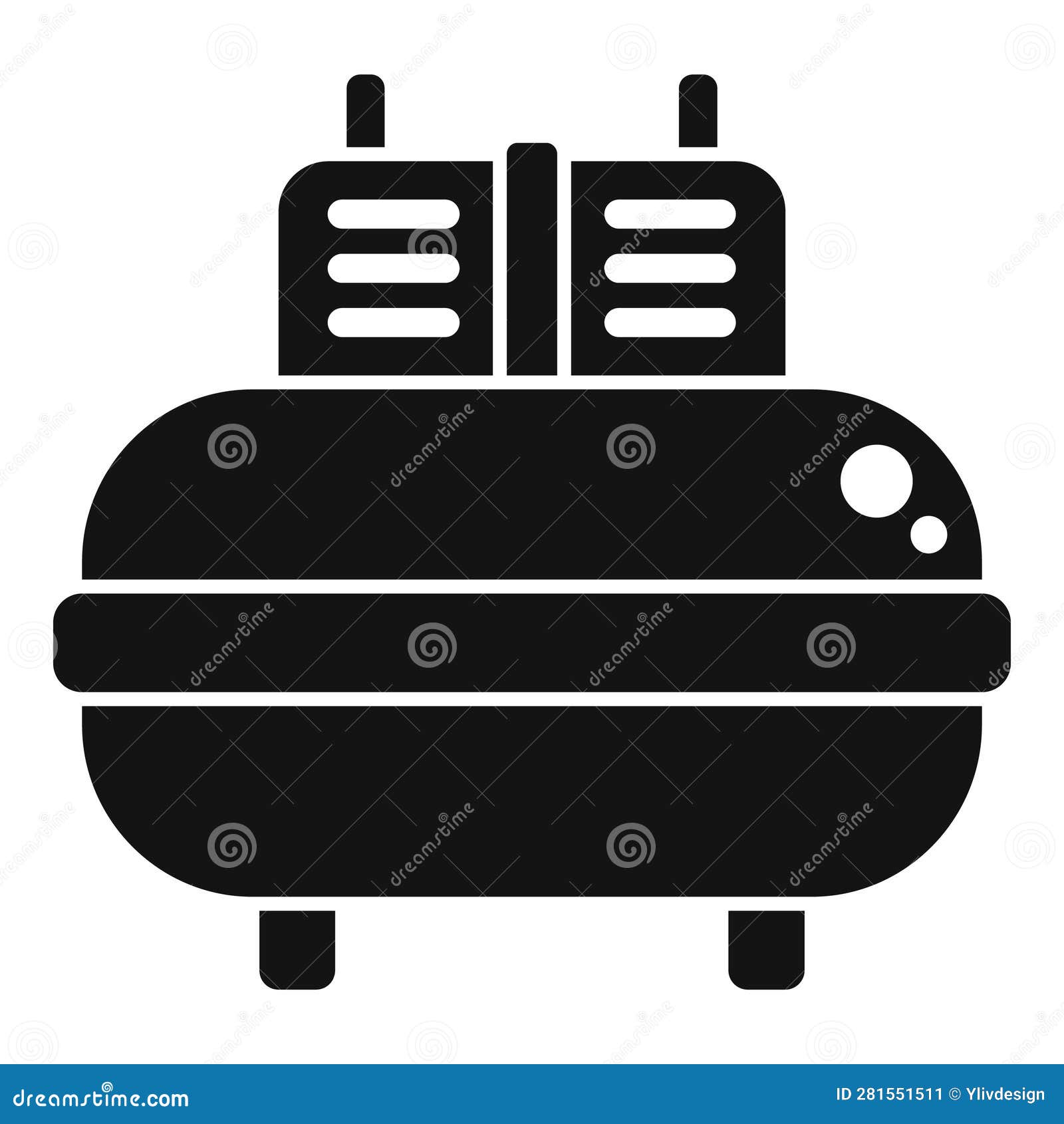 Compressor Icon Simple Vector. Air Machine Stock Vector - Illustration ...