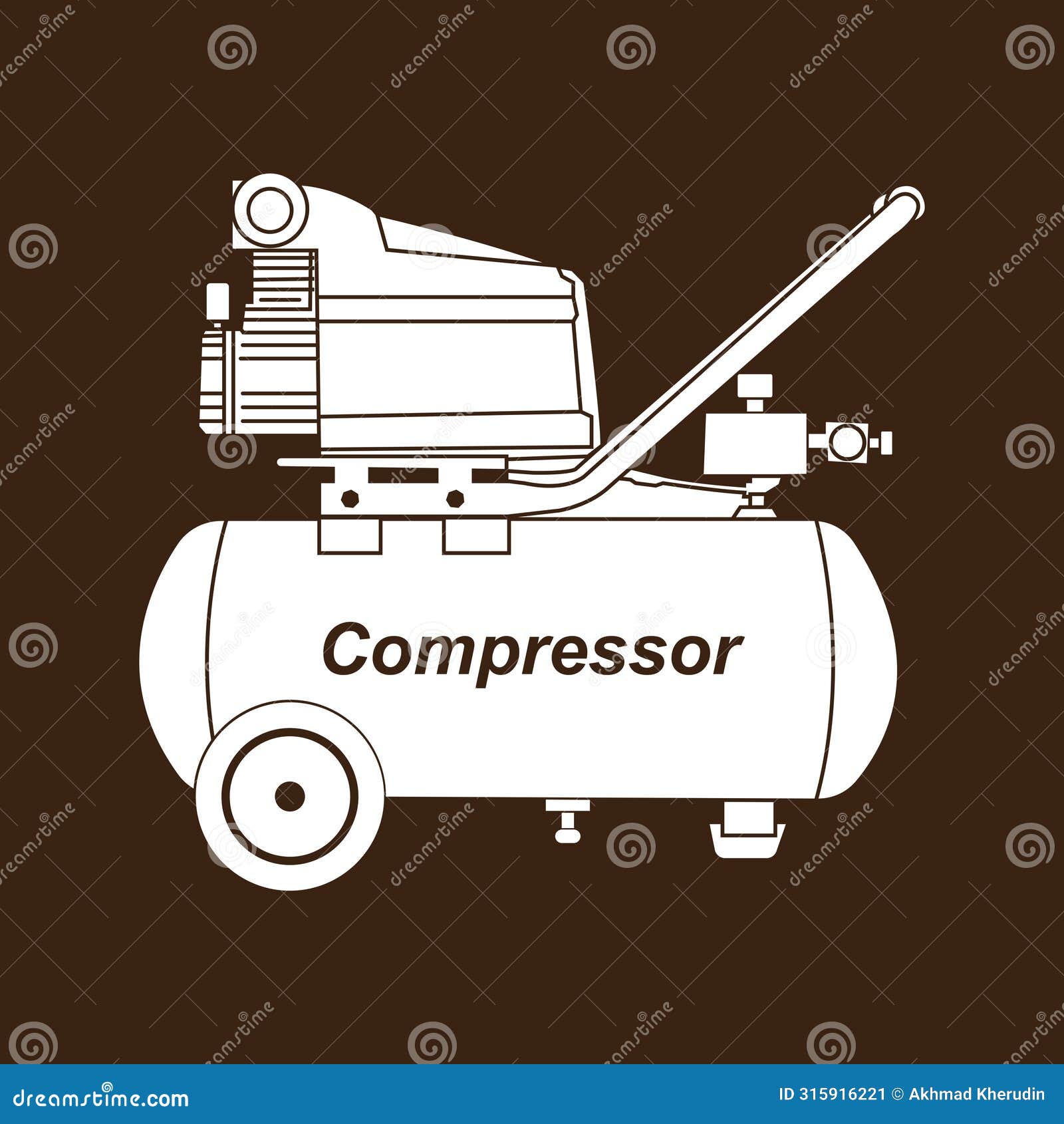 Compressor Icon Cartoon Vector | CartoonDealer.com #315916221