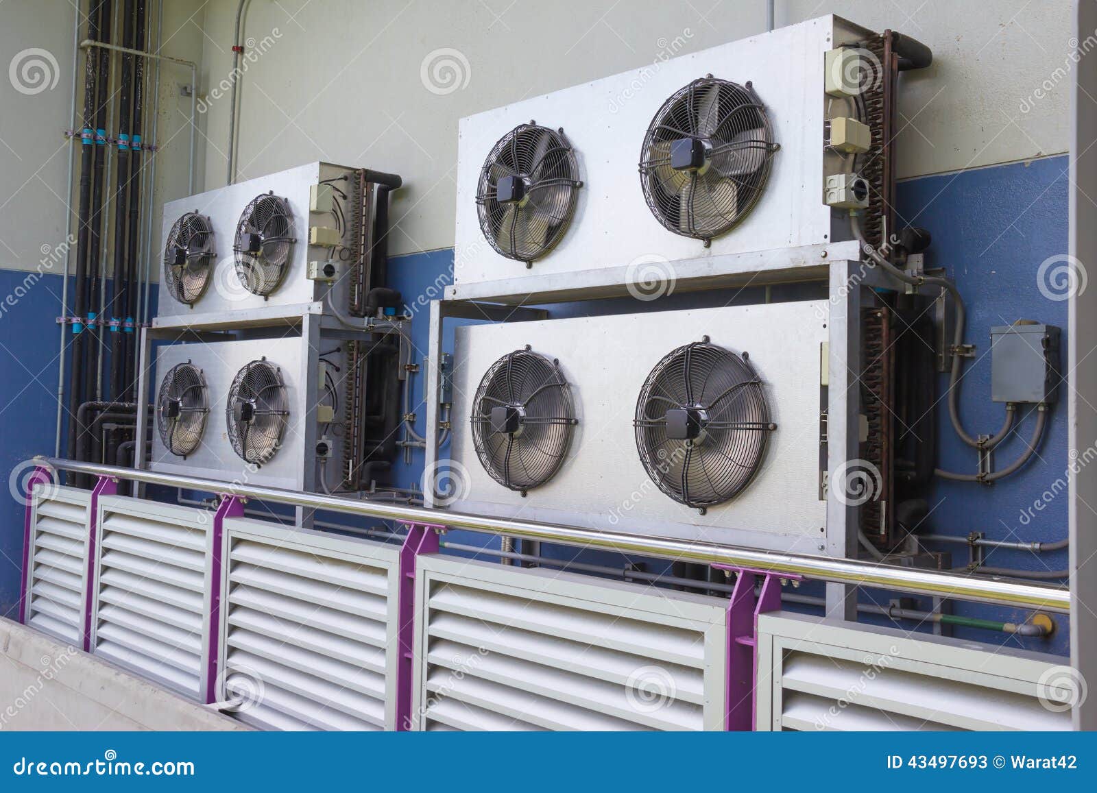 Compressor Unit of Air Conditioner Stock Image - Image of cold ...