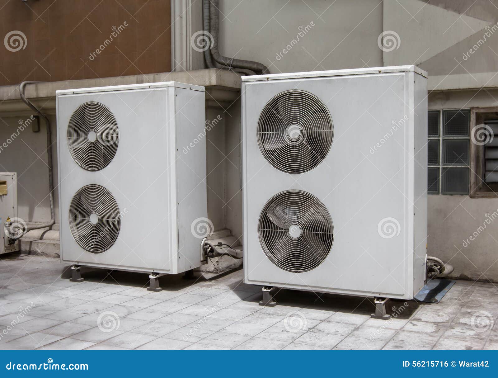 Compressor Unit of Air Conditioner Stock Photo - Image of industry ...