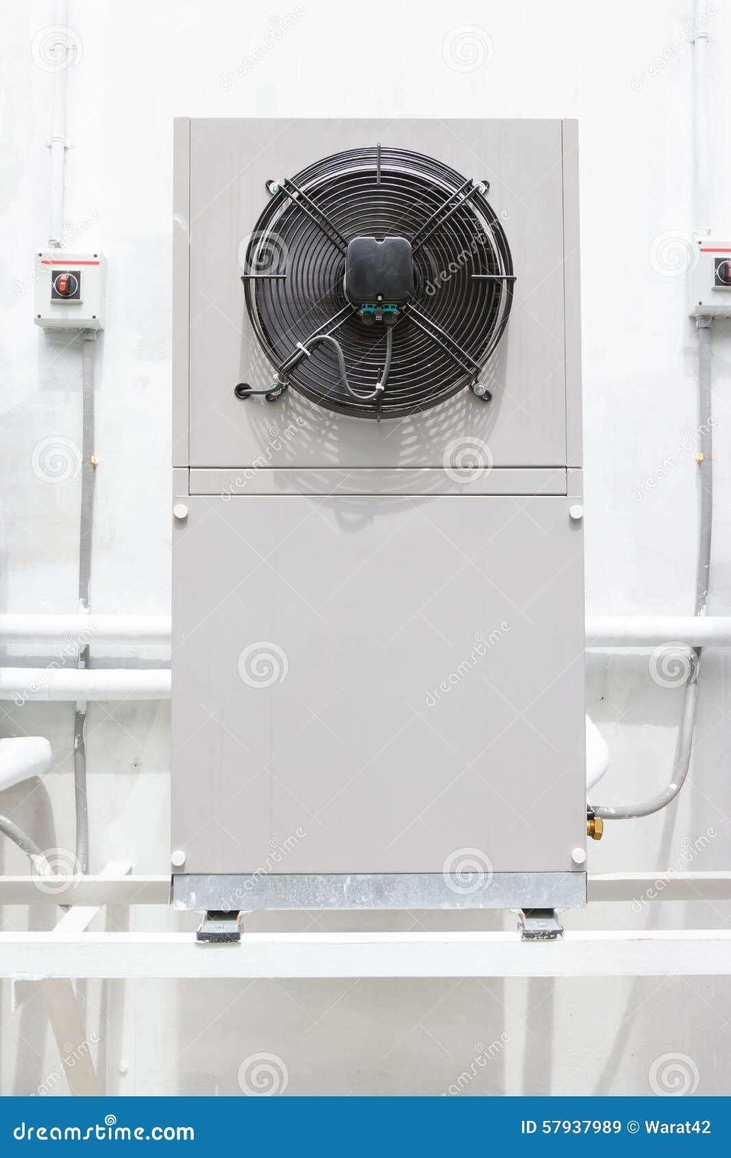 Compressor Unit of Air Conditioner Stock Image - Image of industry ...
