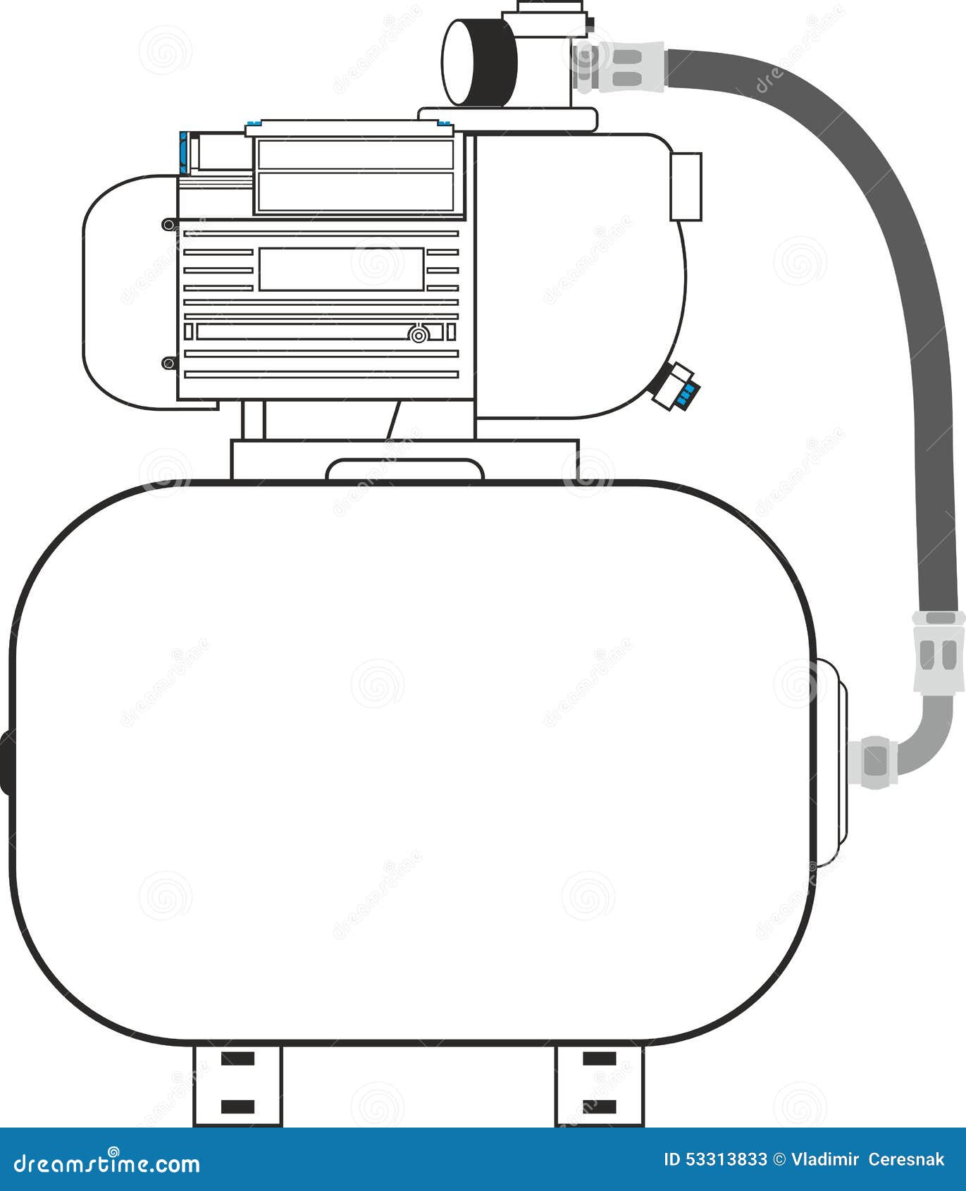 Compressor Cartoon Vector | CartoonDealer.com #53313833