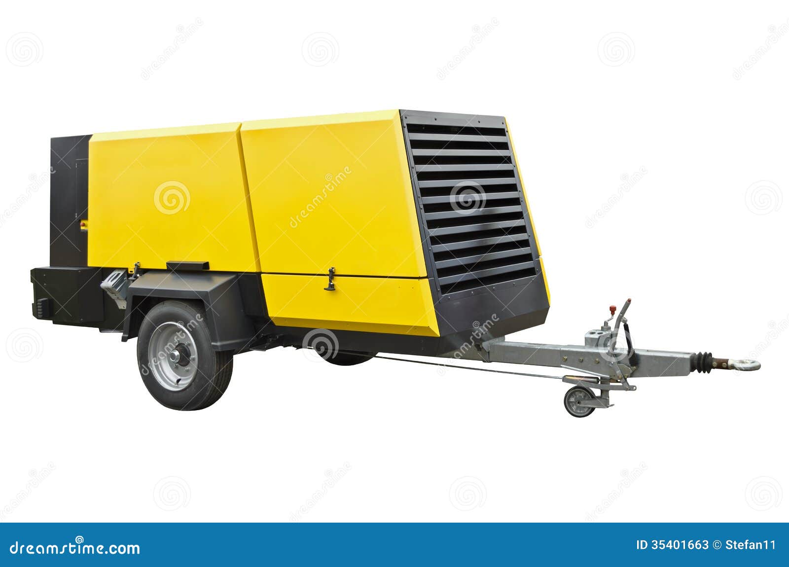 Compressor stock image. Image of movable, equipment, yellow - 35401663