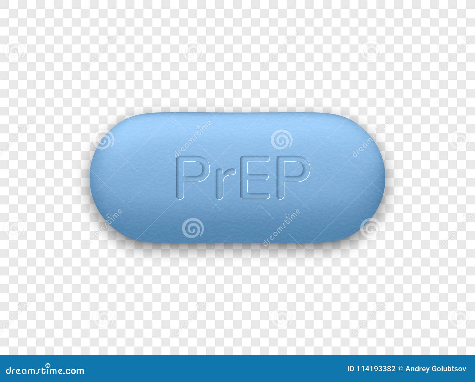 Comprimido Do Azul Do Vetor VIH Da Tabuleta Da Preparação Ilustração do ...