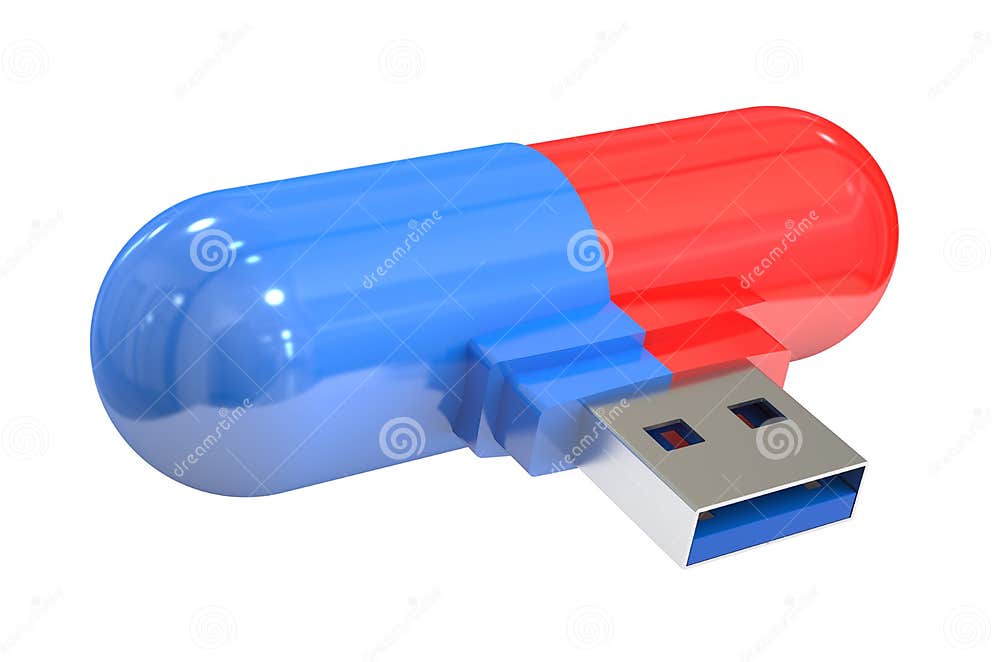 Comprimido do flash do Usb ilustração stock. Ilustração de dispositivo ...