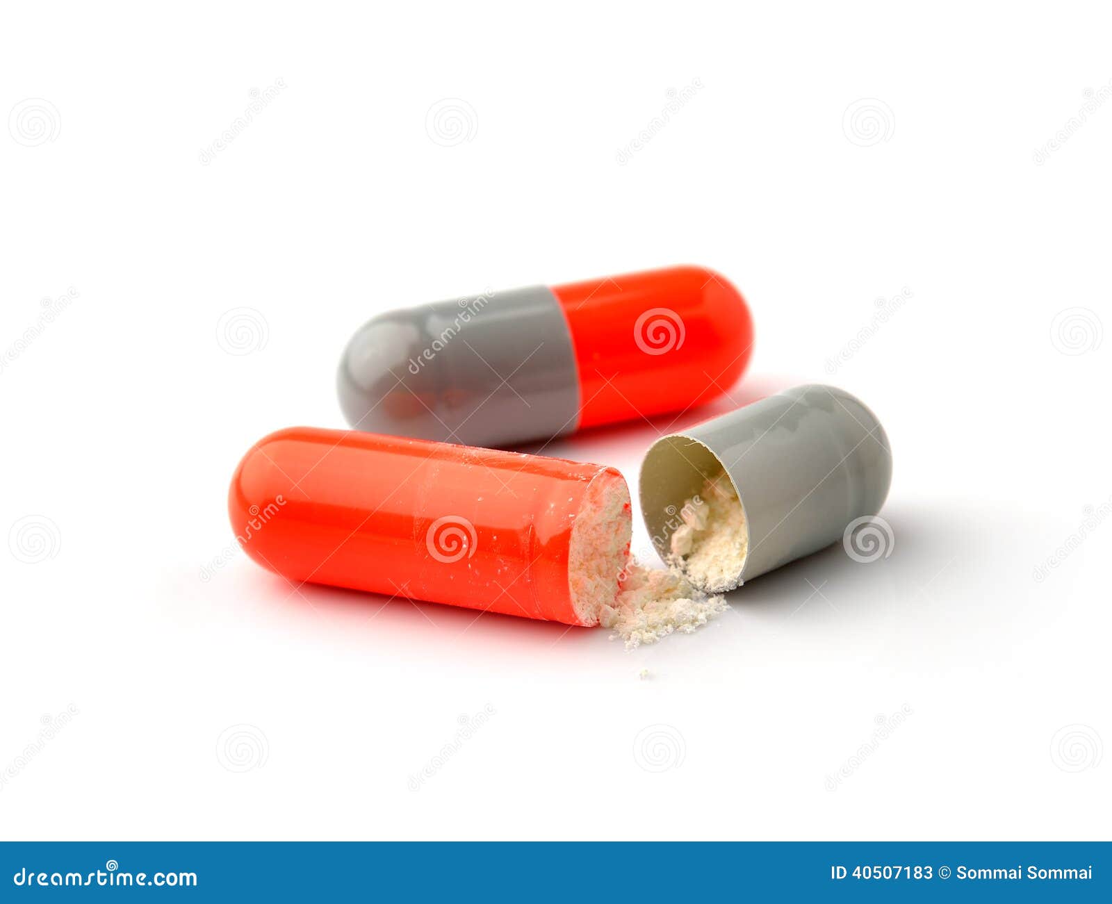 Comprimido Em Um Fundo Branco Imagem de Stock - Imagem de grupo ...