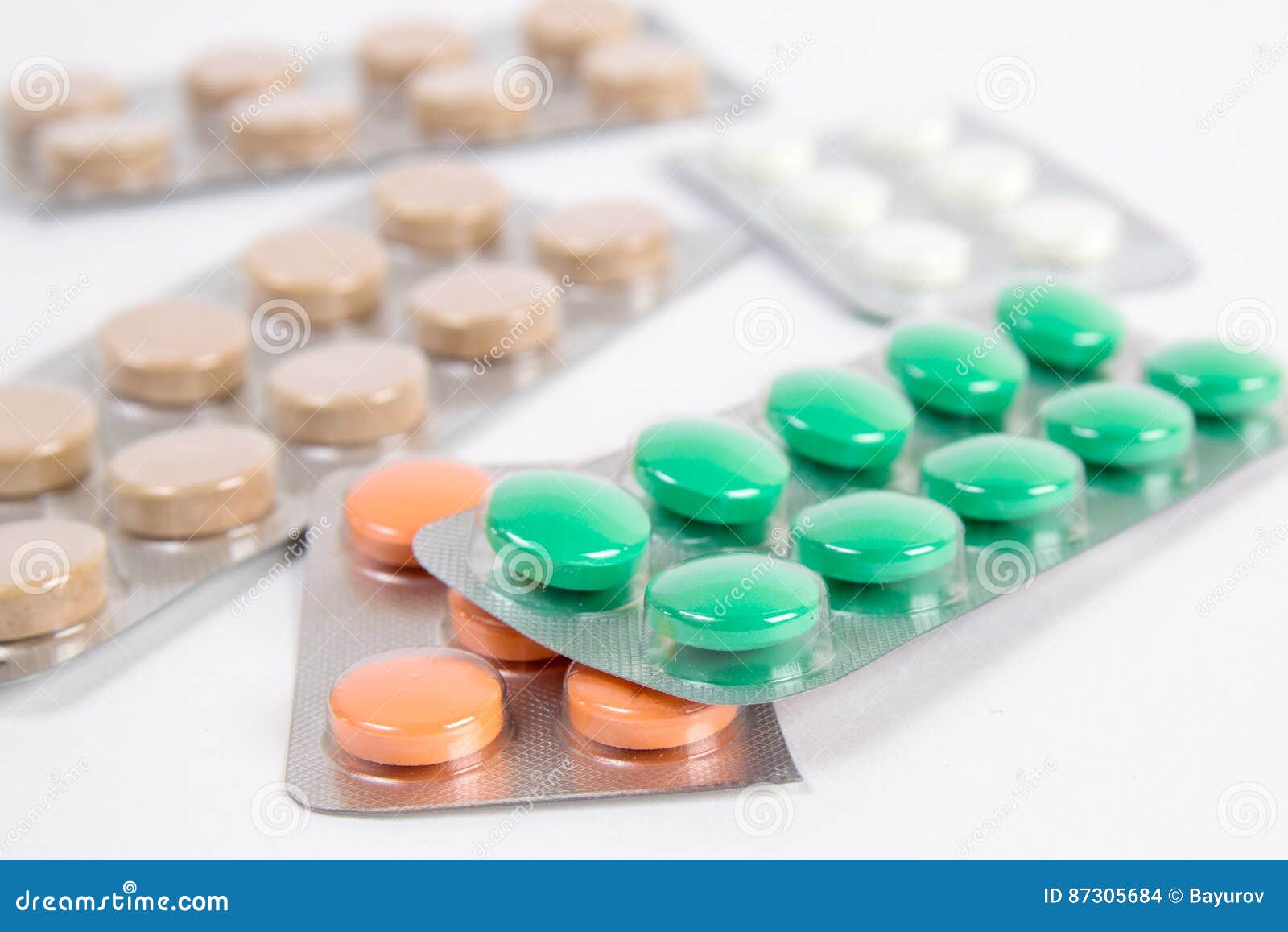 Comprimidos Médicos Na Embalagem Foto de Stock - Imagem de farmacêutica ...