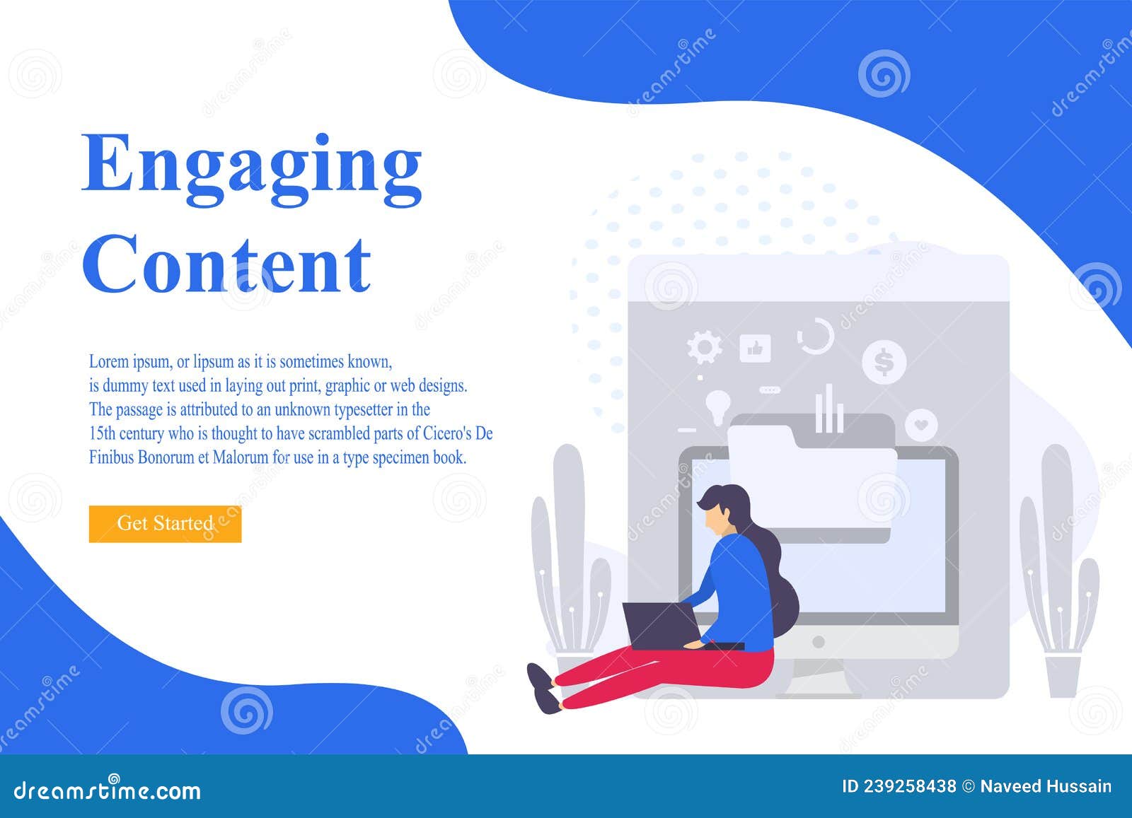 Comprometer ilustración del vector. Ilustración de concepto - 239258438