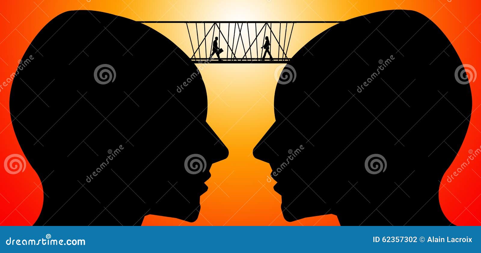 Compromis illustration stock. Illustration du compromettre - 62357302