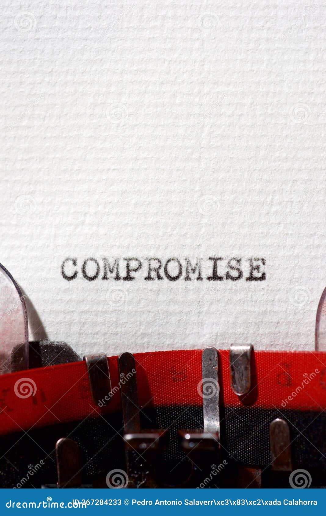 Compromise title view stock image. Image of message - 267284233