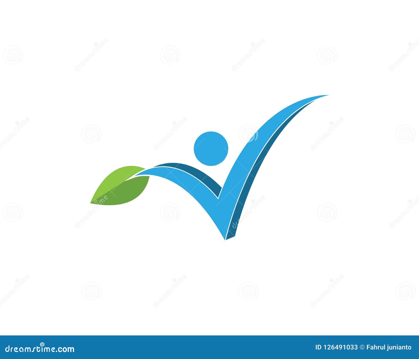 Compruebe a Mark People Logo Design Ilustración del Vector ...