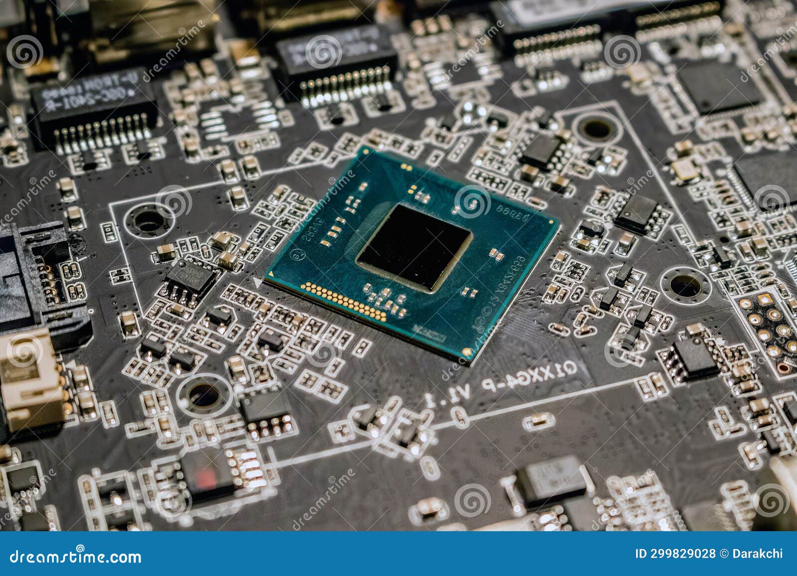 Comptuer Processor and Motherboard, Microchip Details Close View. Hi ...