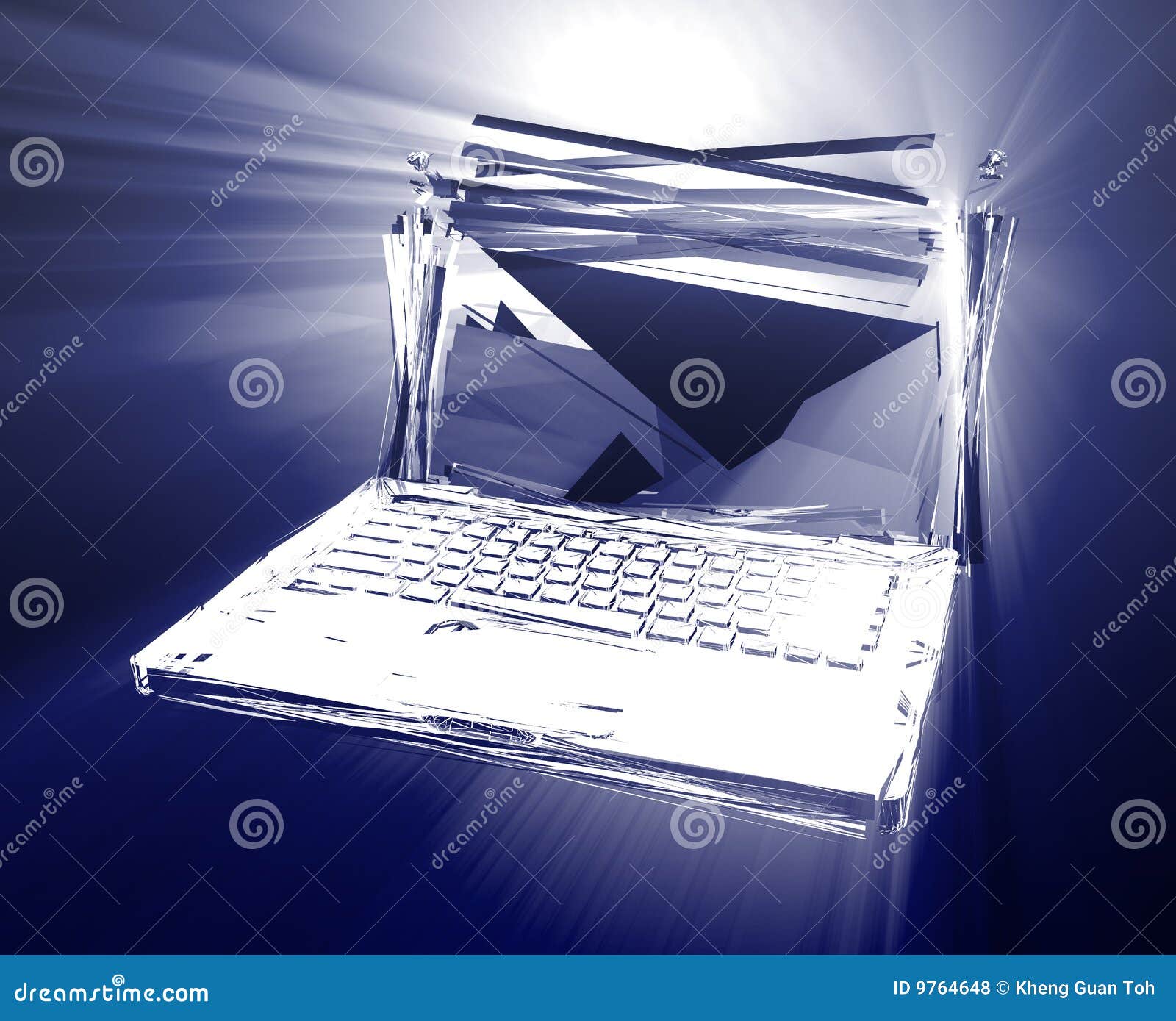 Comptuter Failure Breakdown Stock Illustration - Illustration of crash ...