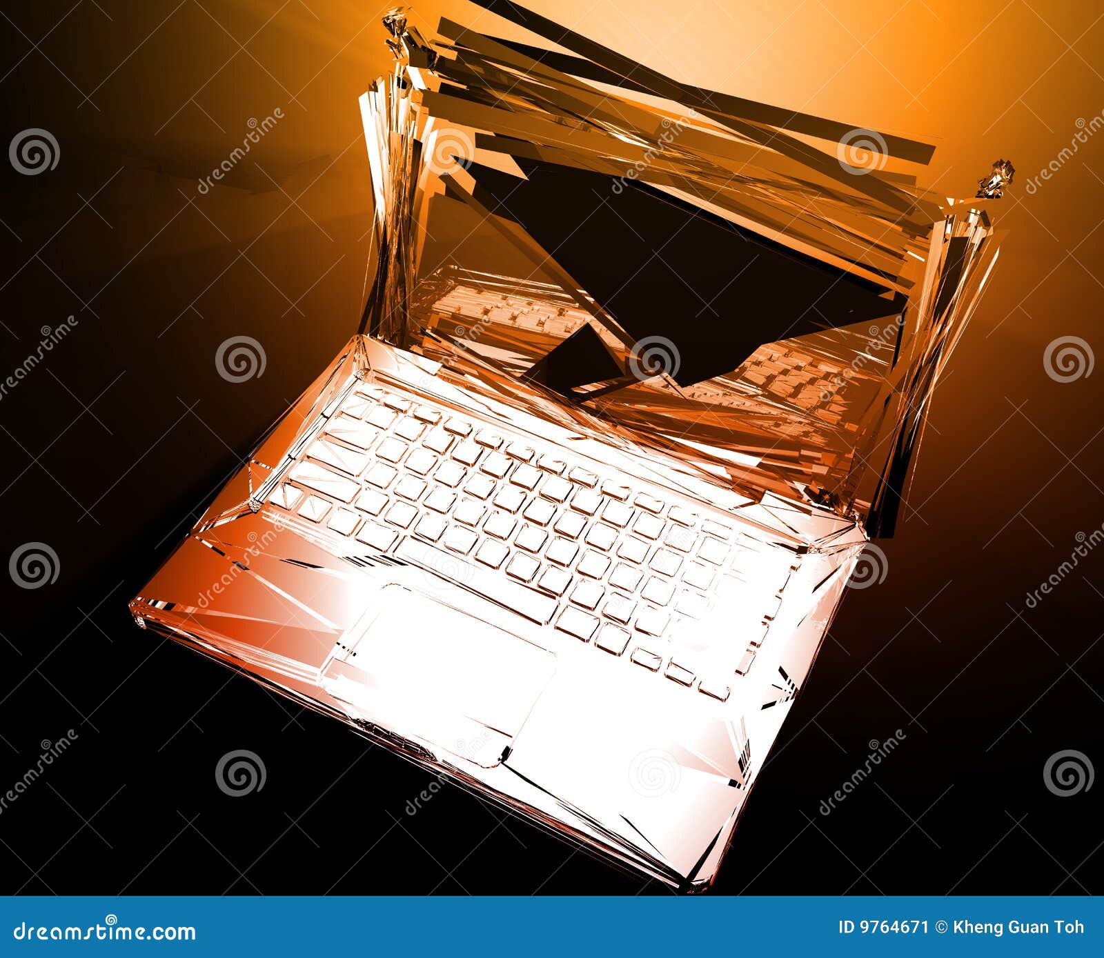 Comptuter Failure Breakdown Stock Illustration - Illustration of ...