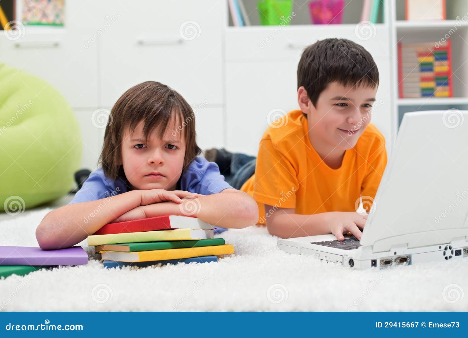 The Compulsory Reading is Boring Stock Image - Image of learning ...