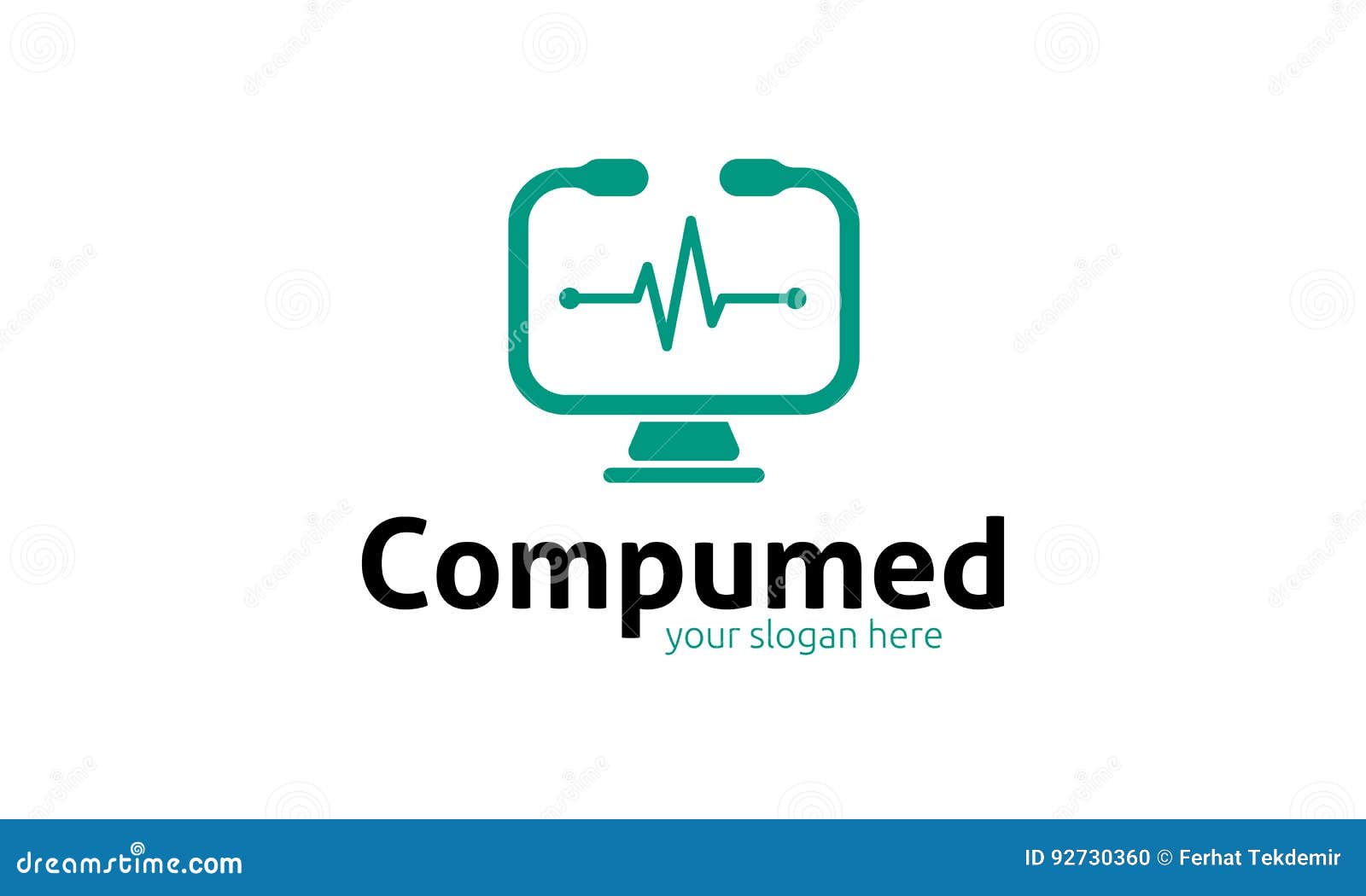 Compumed Logo stock vector. Illustration of care, manual - 92730360