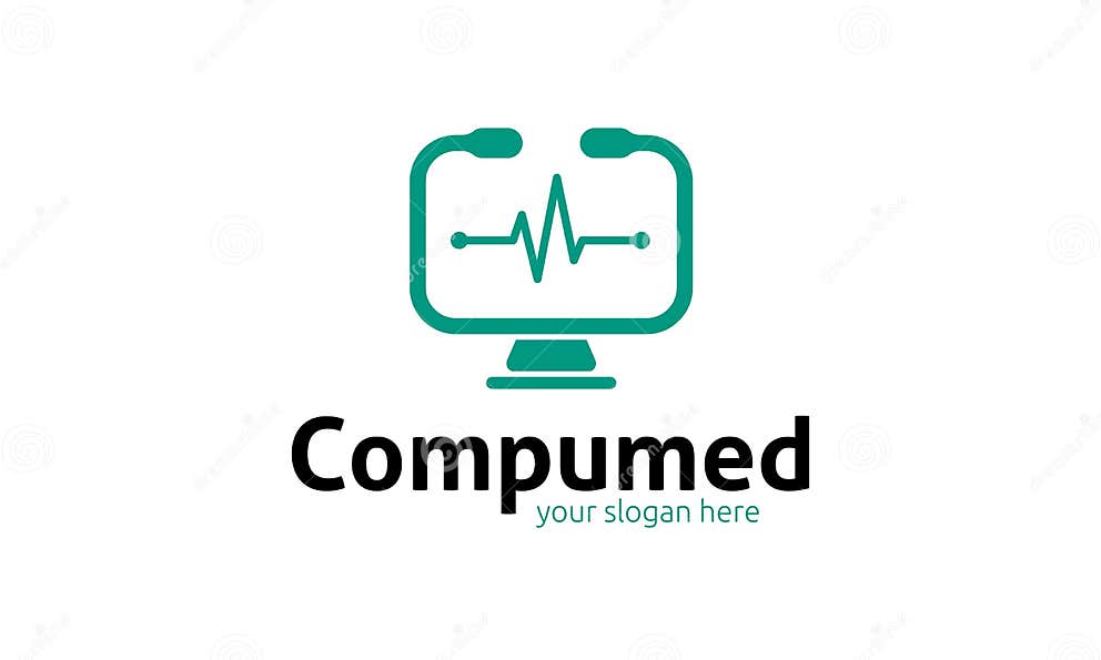 Compumed Logo stock vector. Illustration of care, manual - 92730360