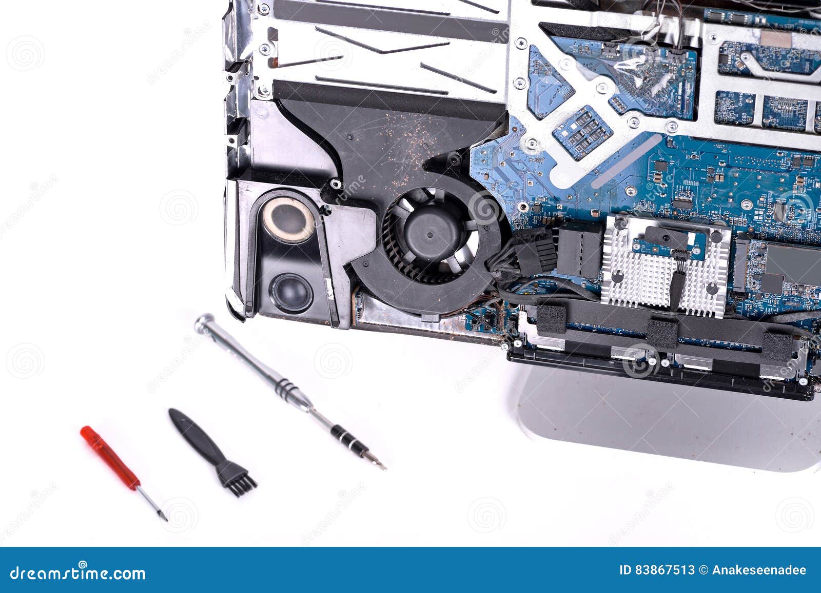 Computador para o reparo imagem de stock. Imagem de técnico - 83867513
