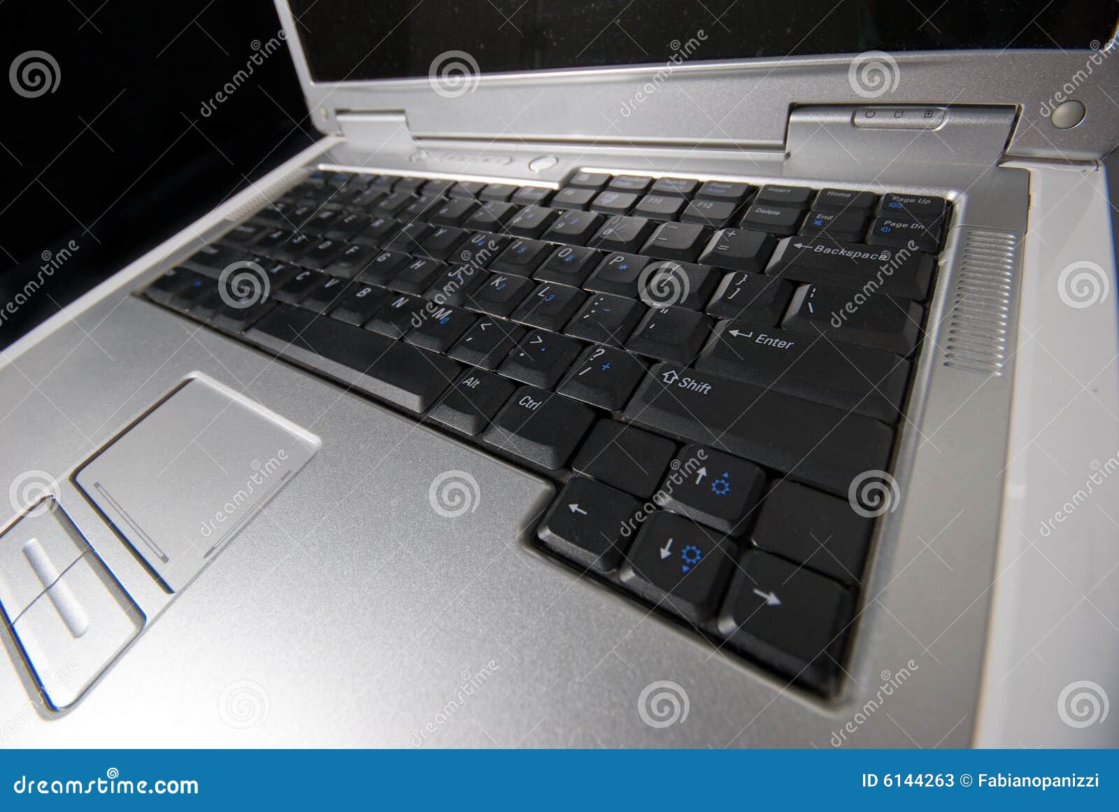 Computadora Portátil Ancha Grande Imagen de archivo - Imagen de moderno ...