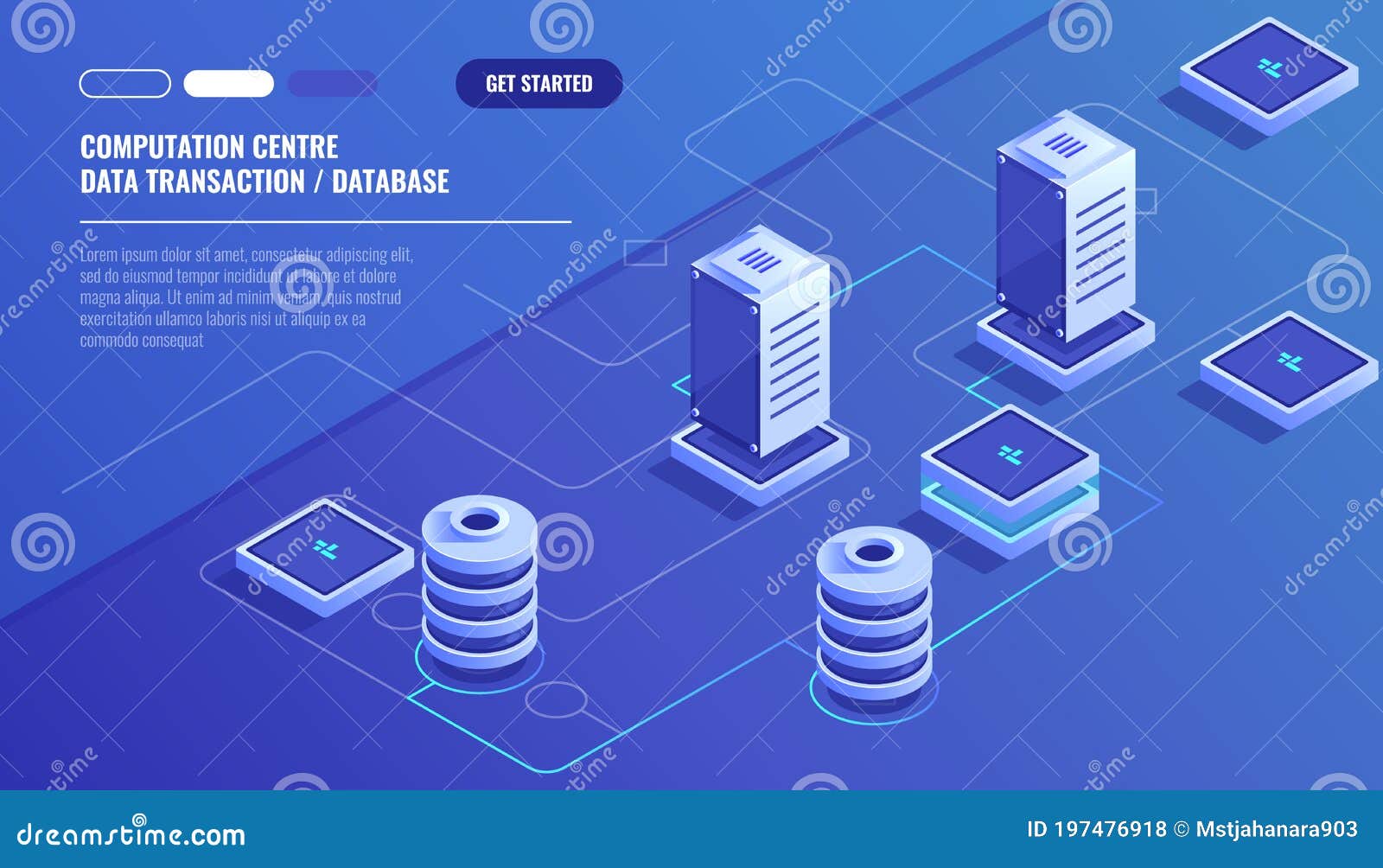 Computation Of Big Data Center Information Processing Database Internet Traffic Routing