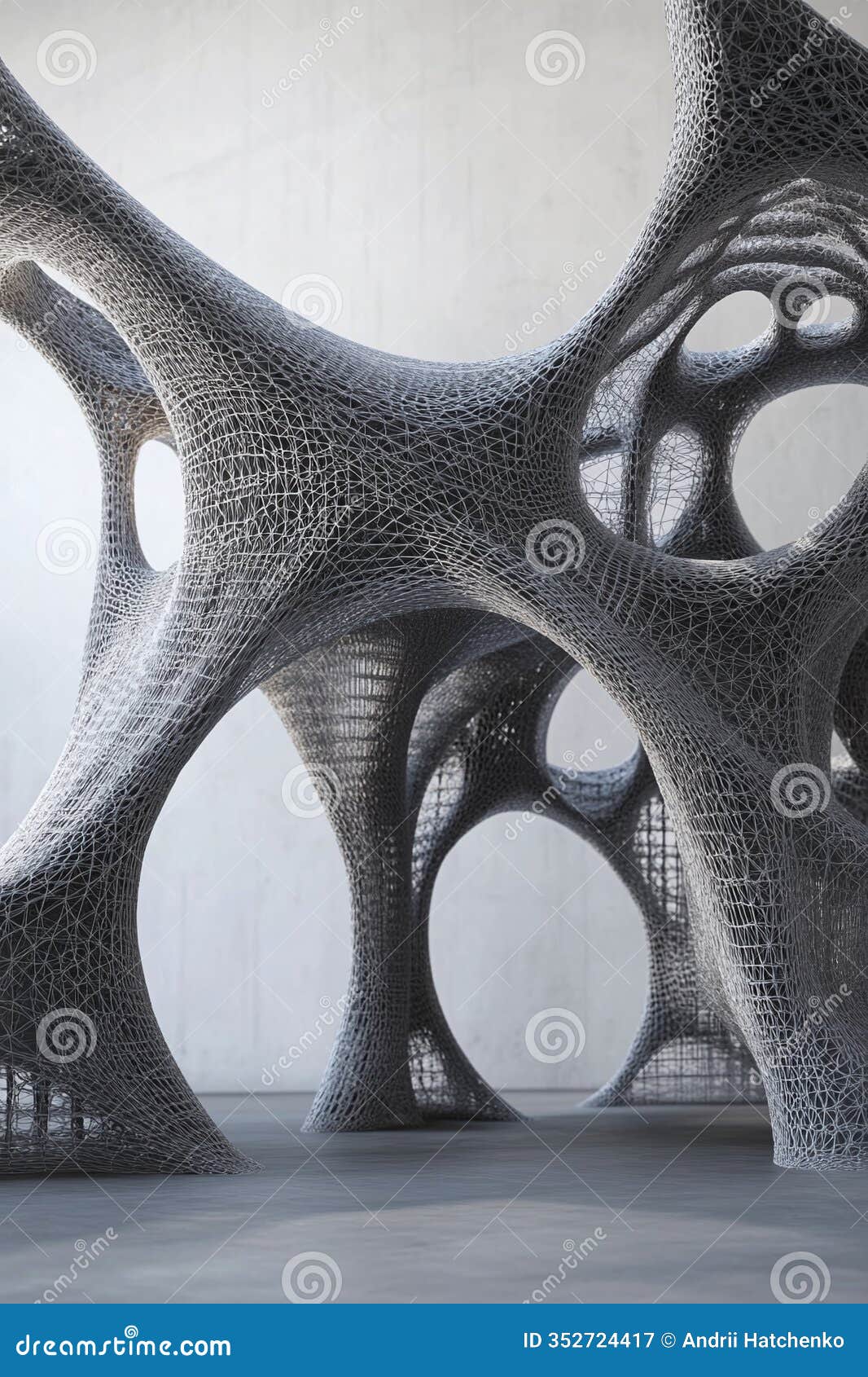 Computational Optimization of 3D Printed Building Structural Integrity Stock Illustration ...