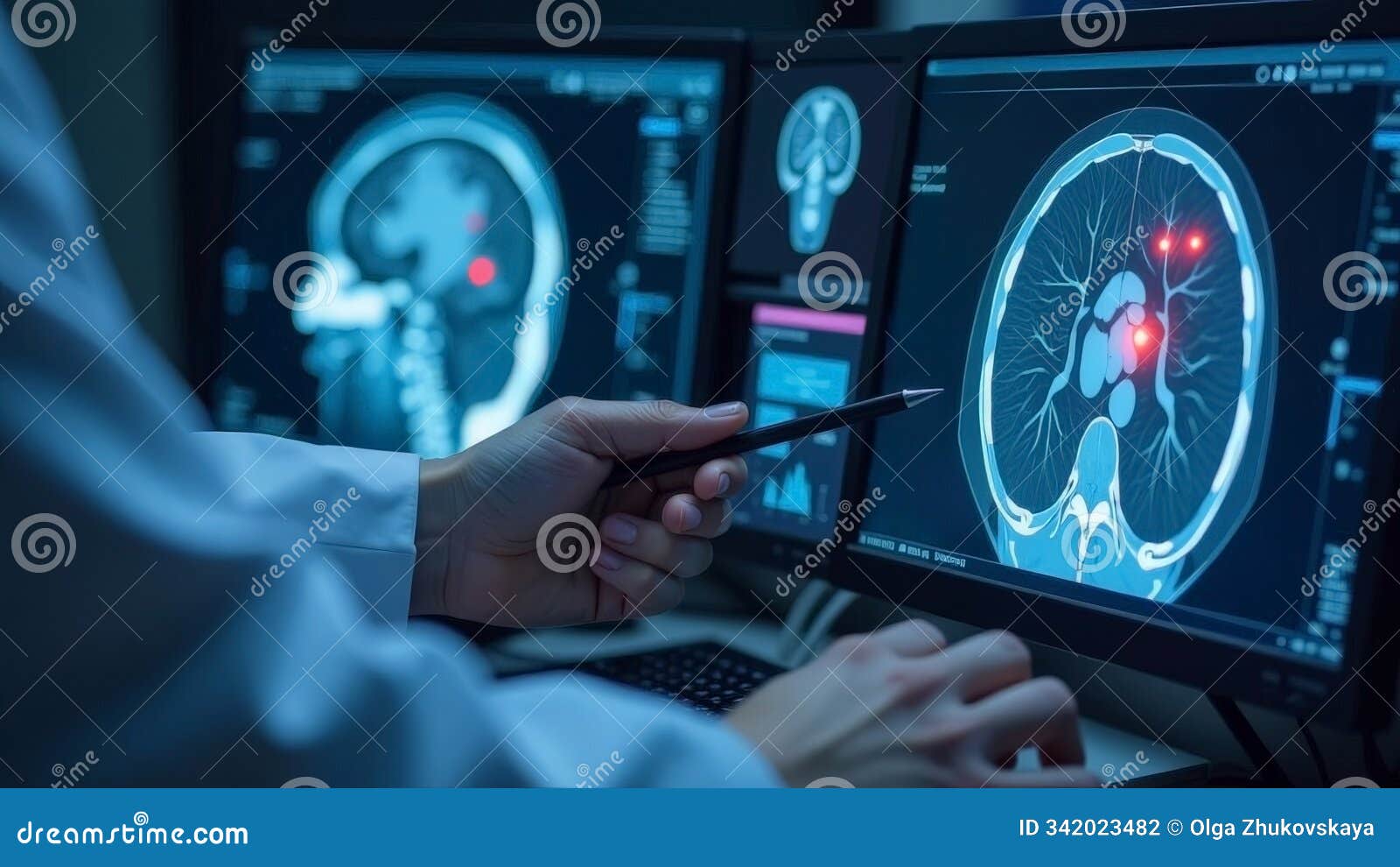 Computed Tomography Scan Service Landing Page Cartoon Vector ...