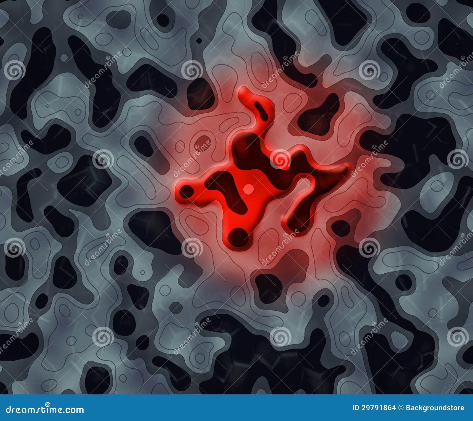 Computed Tomography Cancer Scan Image Stock Illustration - Illustration ...