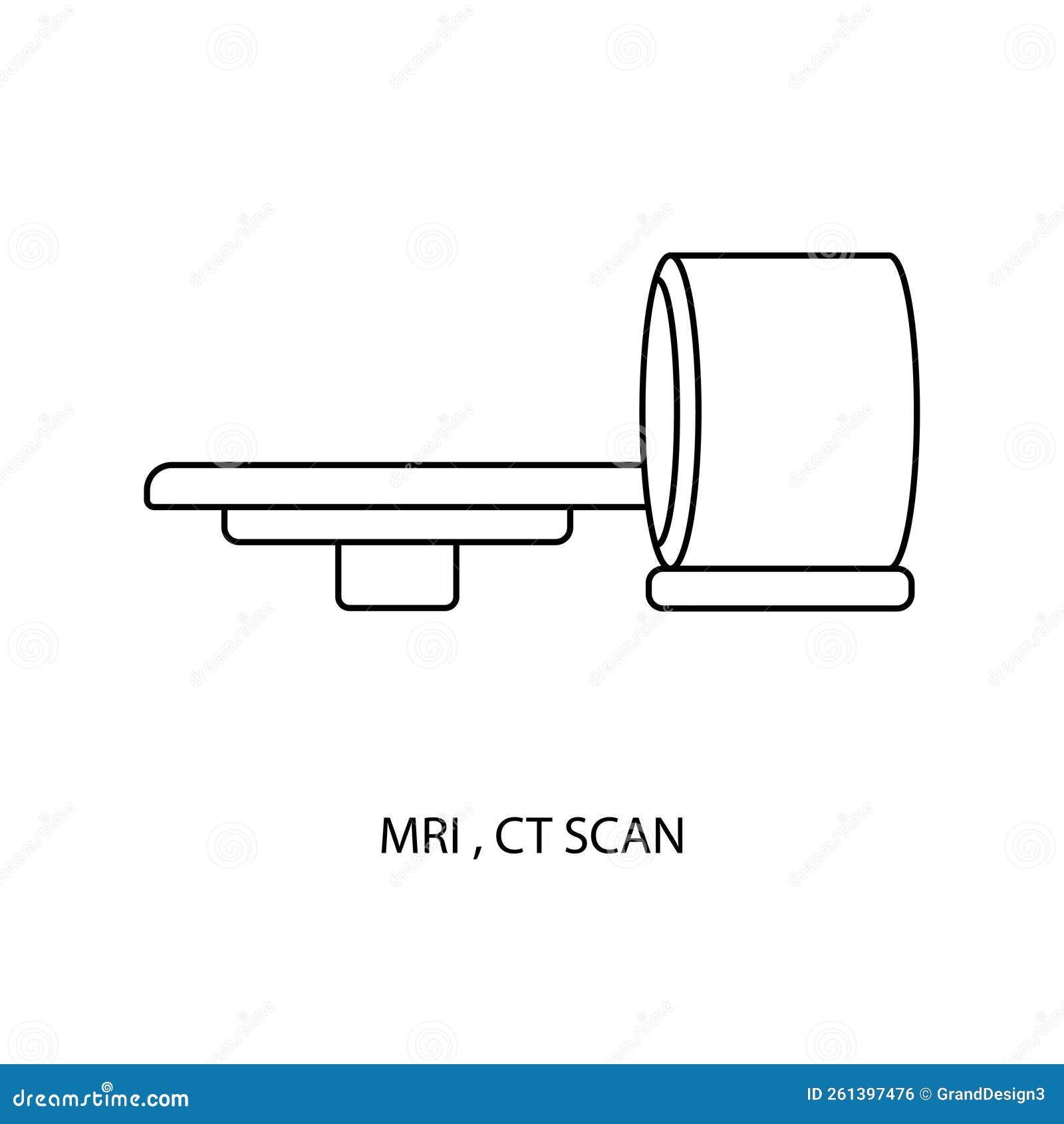 Computed Tomography Icon Line in Vector, Illustration Magnetic ... Computed Tomography Icon Line in Vector, Illustration Magnetic ...