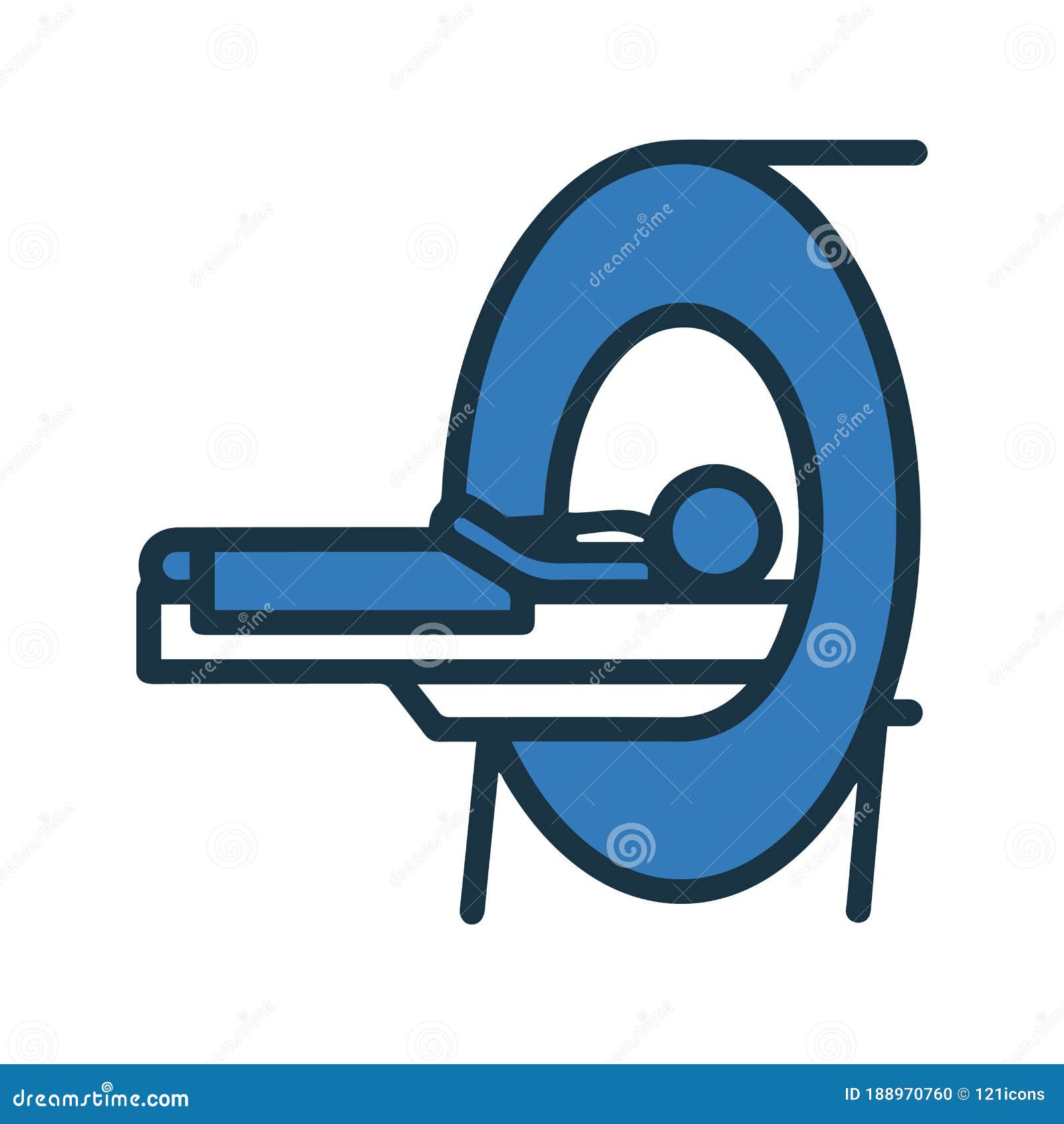 Computed Tomography Icon, Vector Graphics Stock Vector - Illustration ...