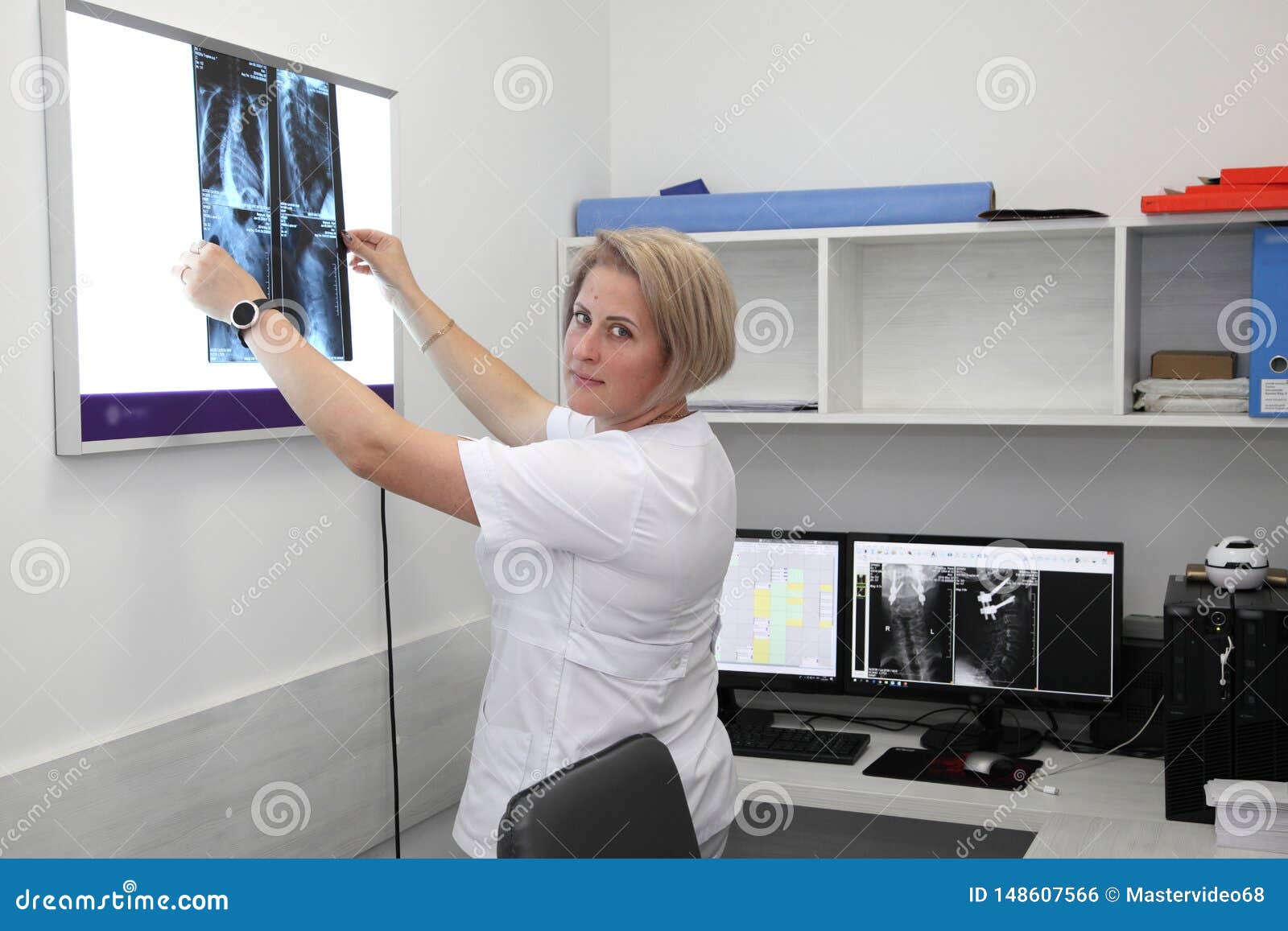 Computed Tomography Lab. Computerized Axial Tomography CAT. MRI Machine ...