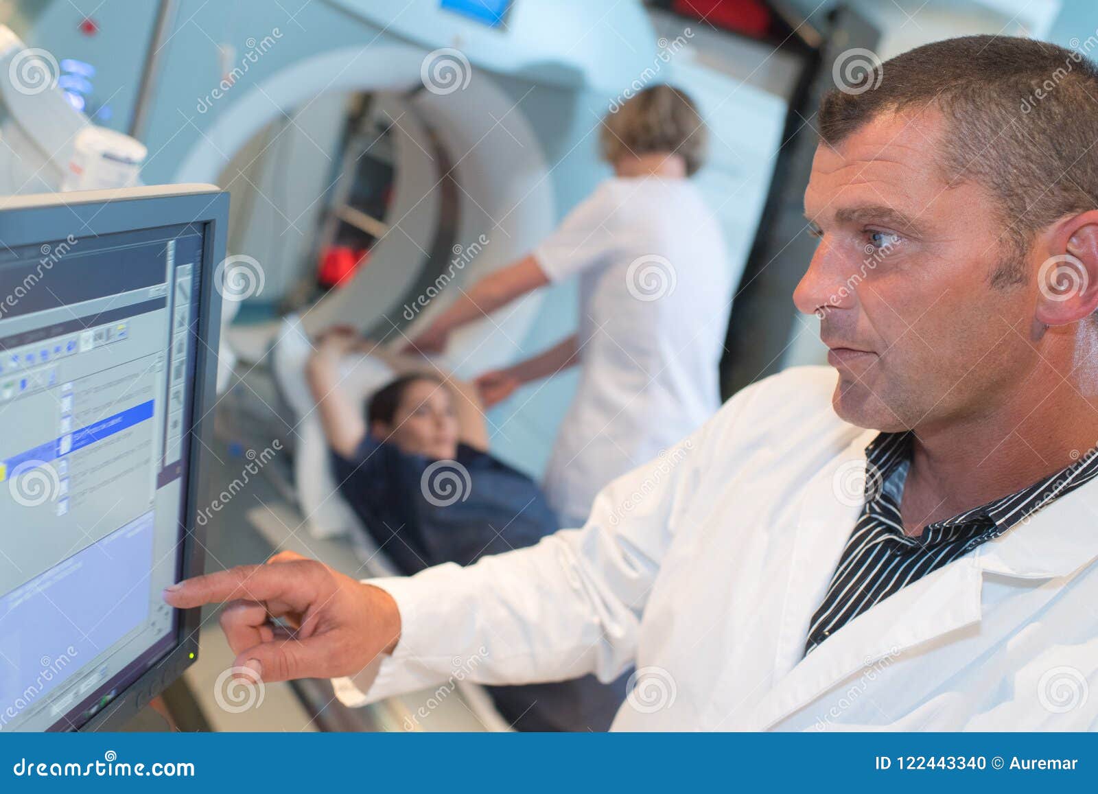 Computed Tomography or Mri Scanner Test Analysis Stock Photo - Image of ...