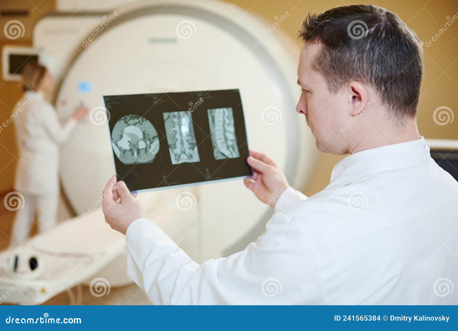 Computed Tomography or MRI Scanner Test Analysis Stock Photo - Image of ...