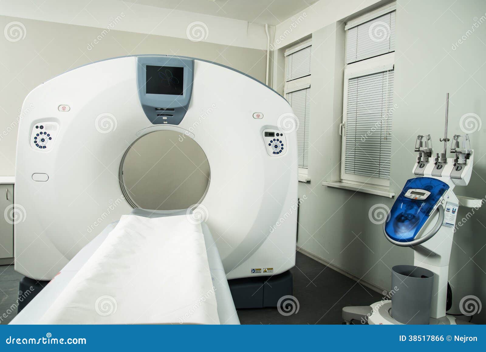 Computed Tomography Or MRI Scanner Test Analysis Royalty-Free Stock ...