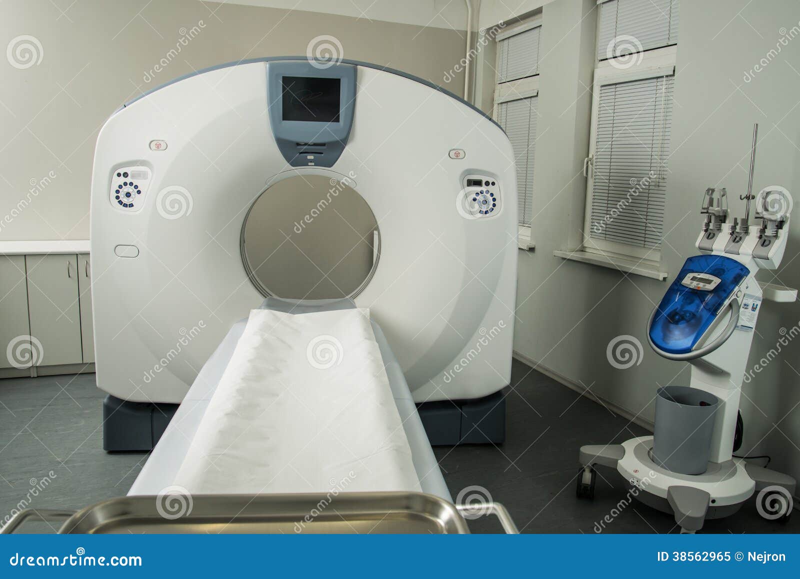 Computed Tomography Scanner Stock Image - Image of diagnose, room: 38562965