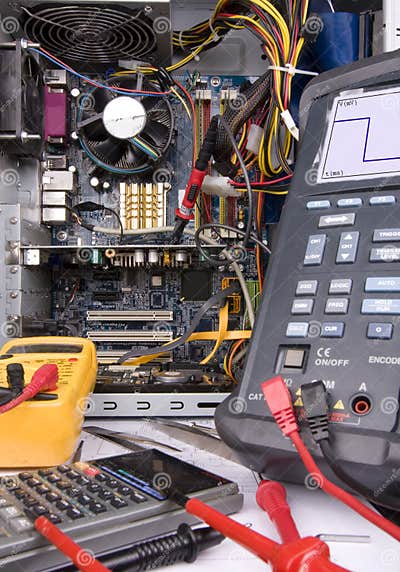 Computer stock photo. Image of service, schematic, technician - 12369564