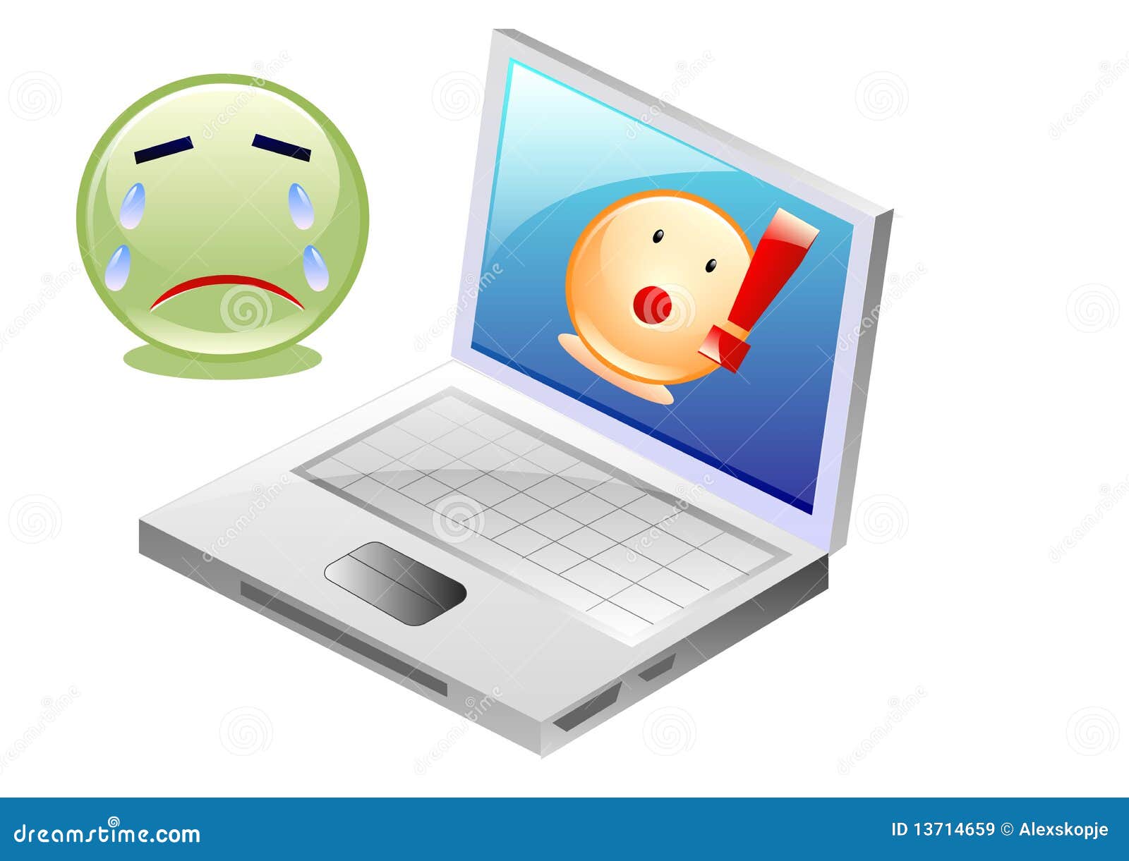 Computer stock illustration. Illustration of database - 13714659