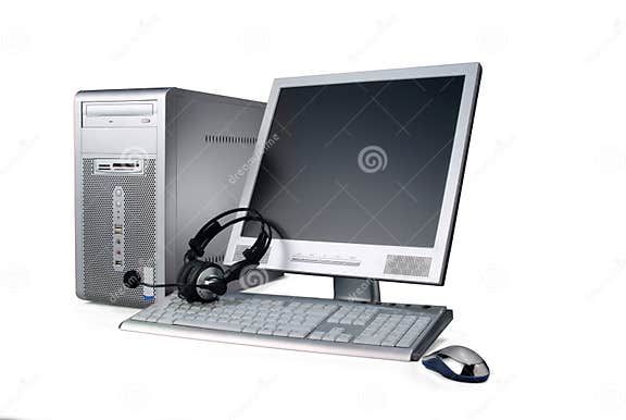 Computer stock image. Image of compac, phones, screen - 1470689