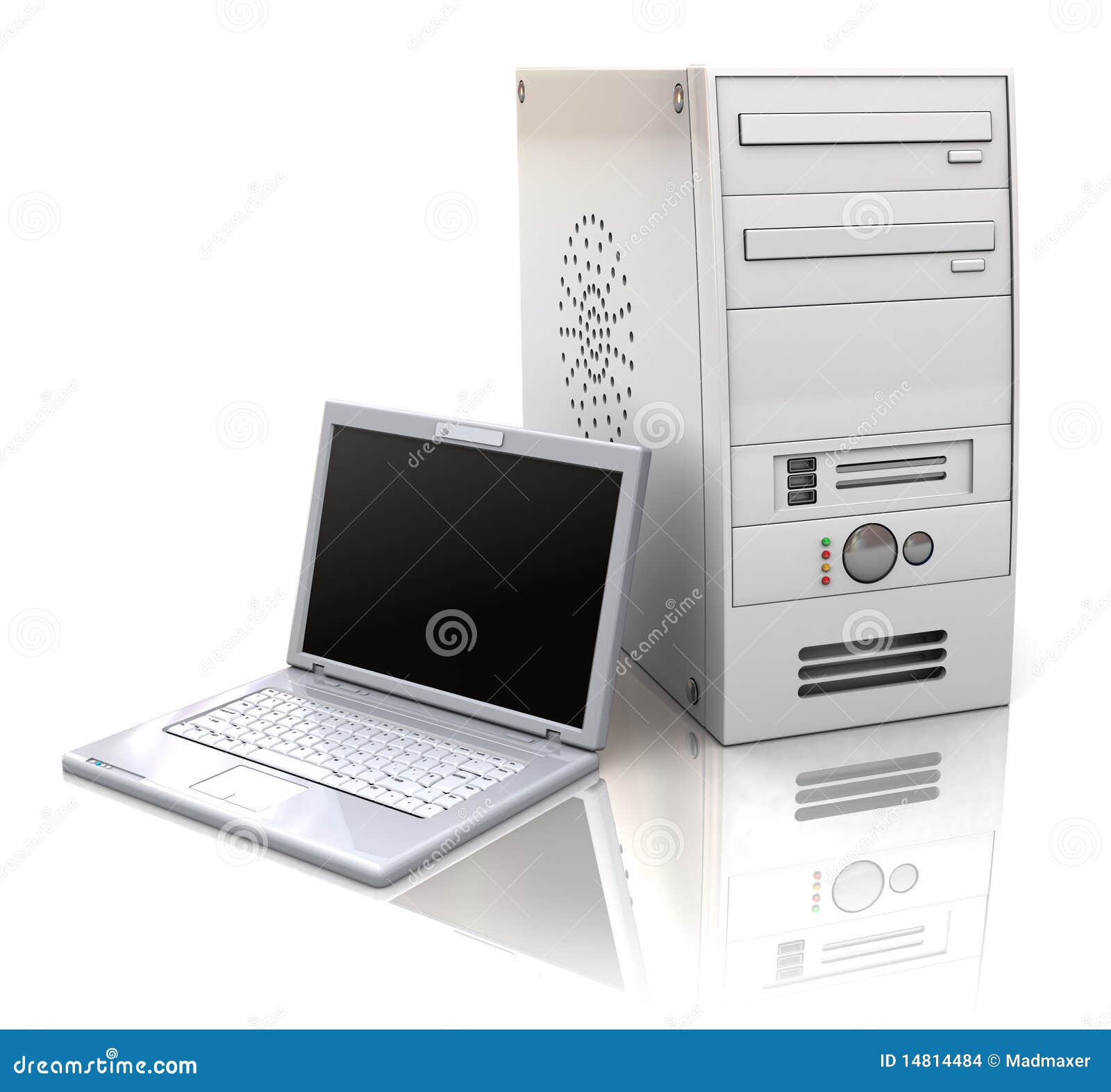 Computer stock abbildung. Illustration von leerzeichen - 14814484